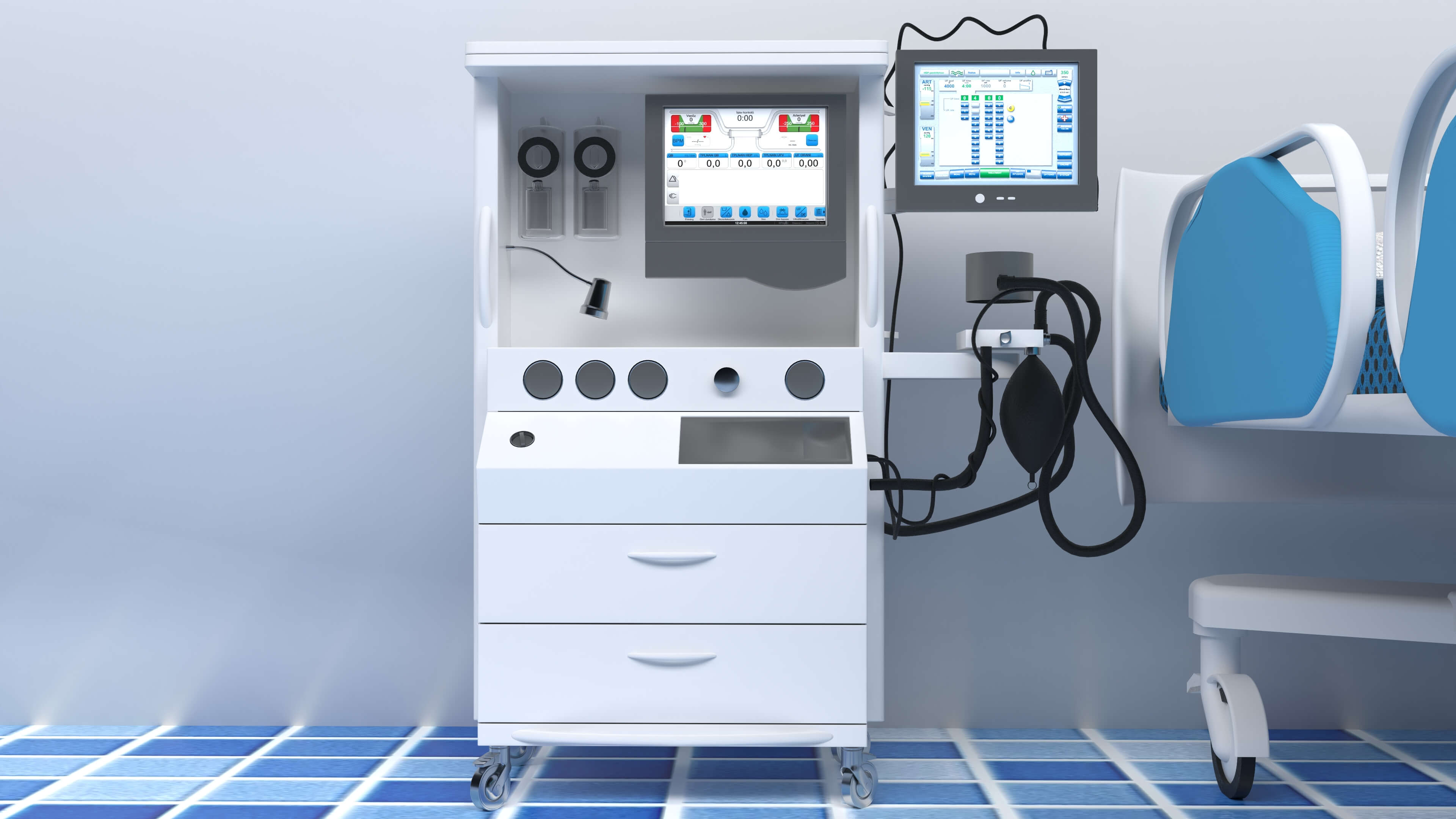 Dialysis Center 4K - 3D Model by Pictorer