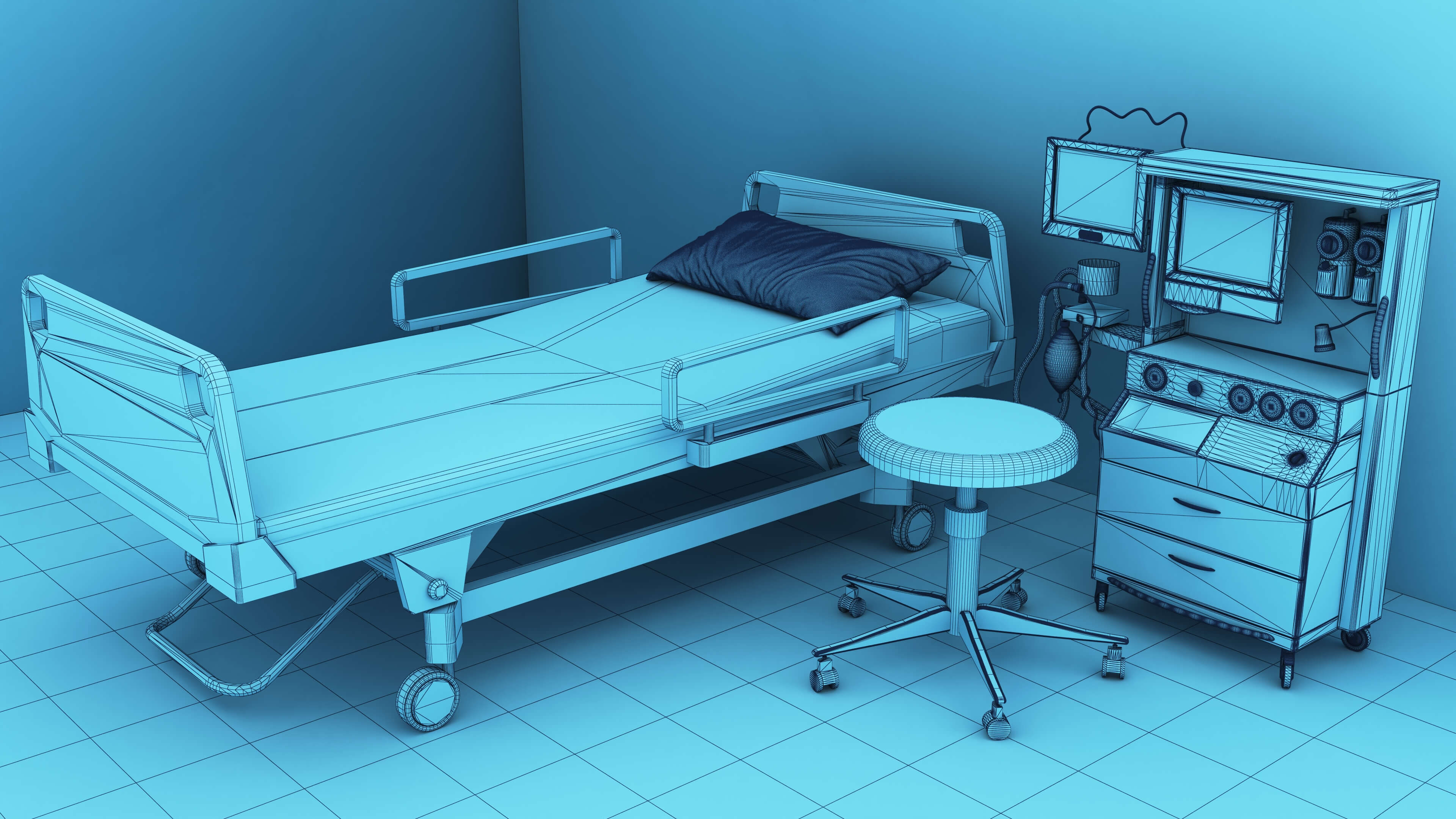 Dialysis Unit 4K - 3D Model by Pictorer