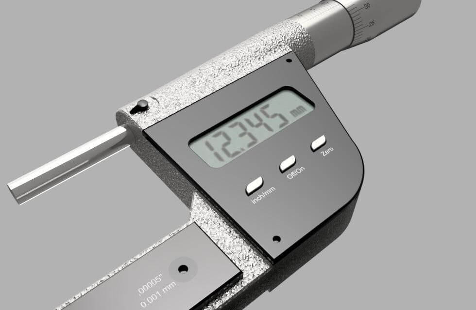 Digital Micrometer - 3D Model by Pictorer