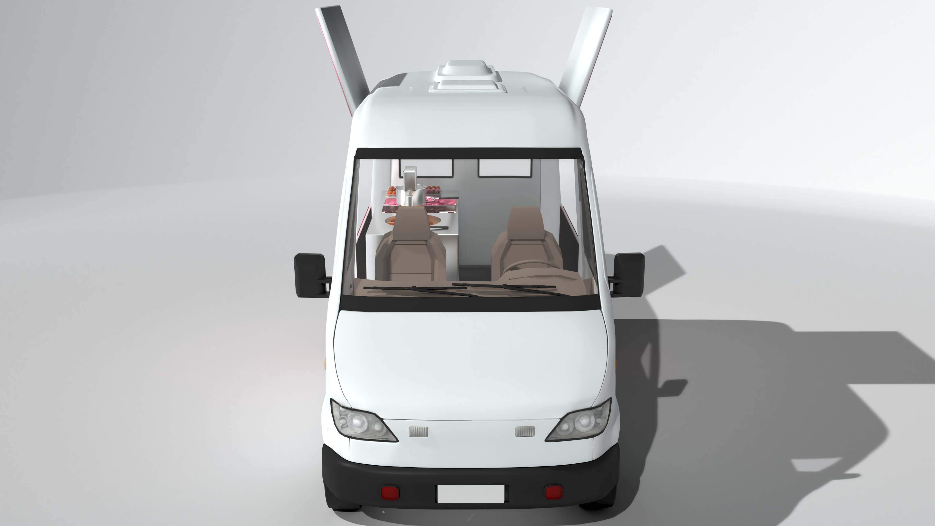 Donut Van 8K - 3D Model by Pictorer