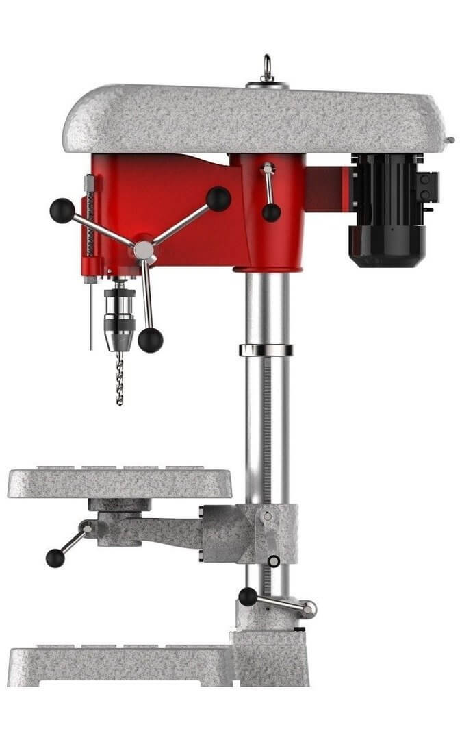 Drill Machine (All Parts) - 3D Model by Pictorer