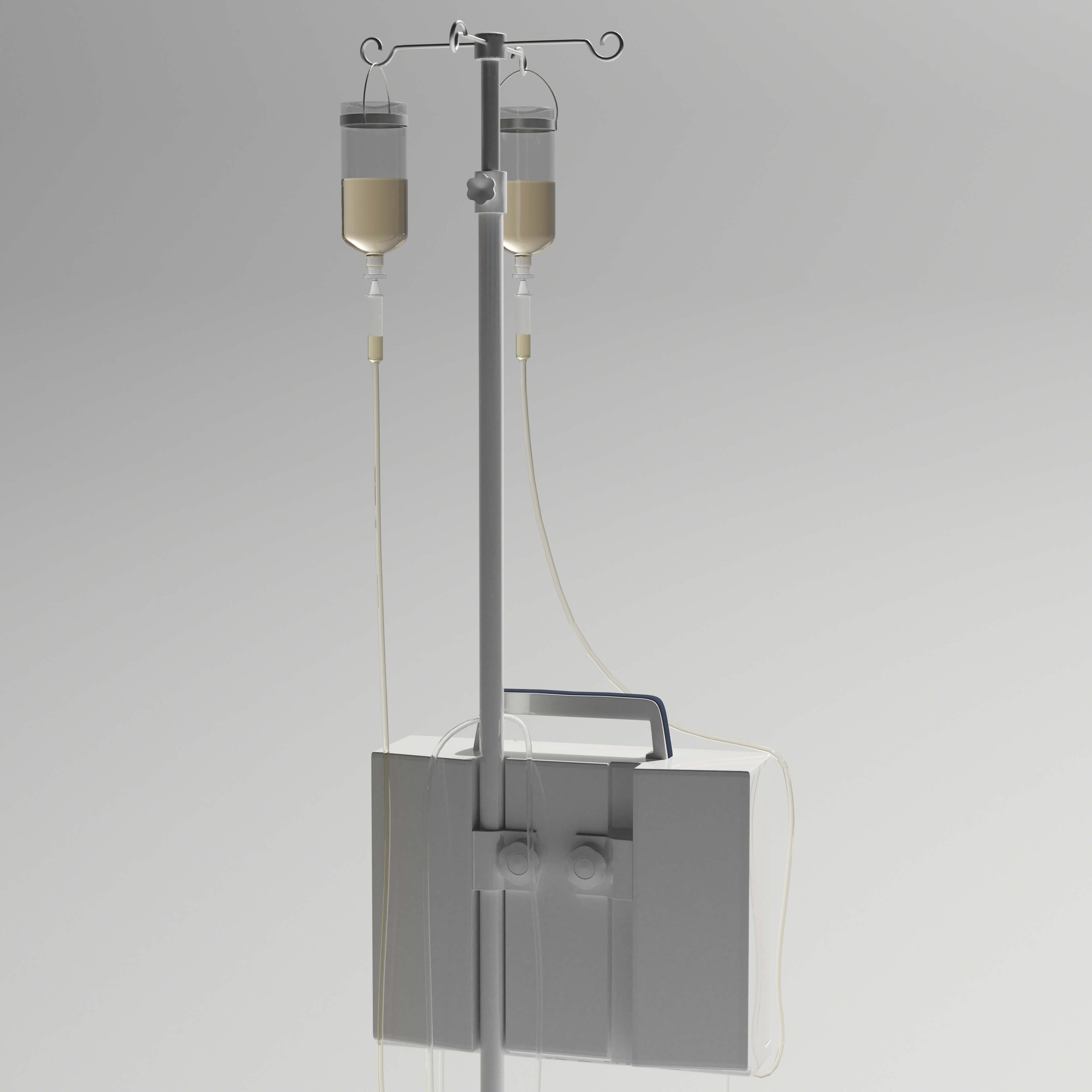 Dual Infusion Pump 4K - 3D Model by Pictorer