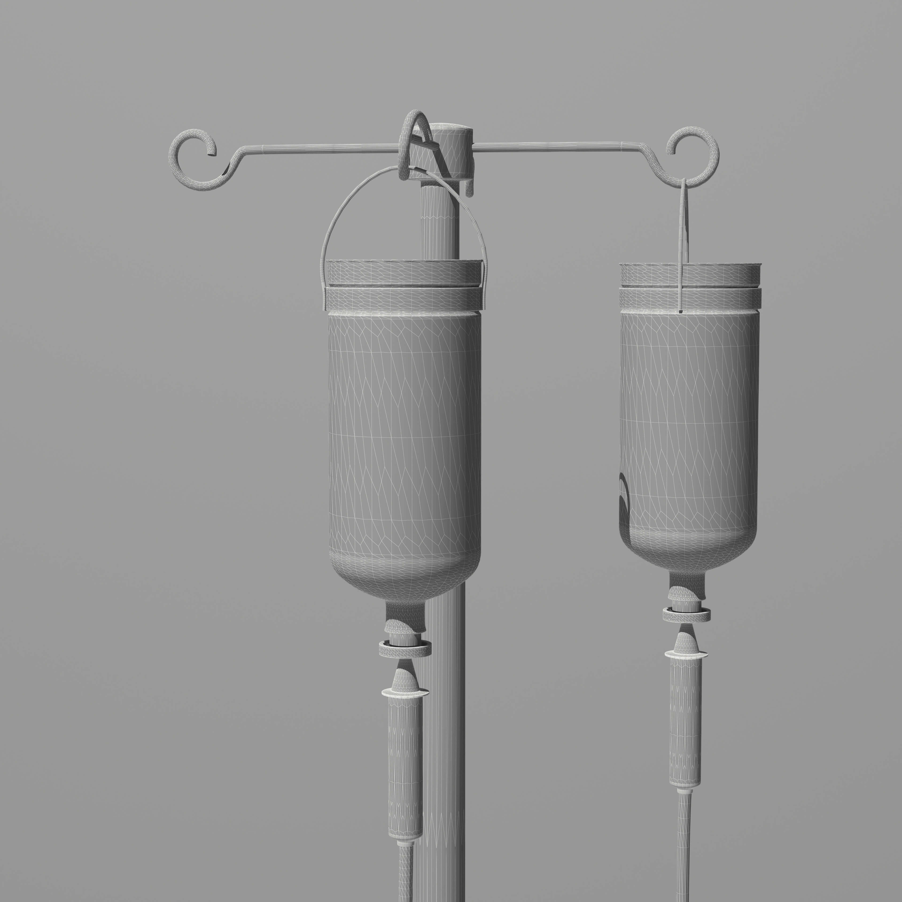 Dual Infusion Pump 4K - 3D Model by Pictorer