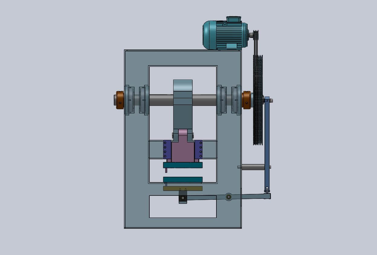 Eccentric Press Glass Mosaic - 3D Model by Pictorer