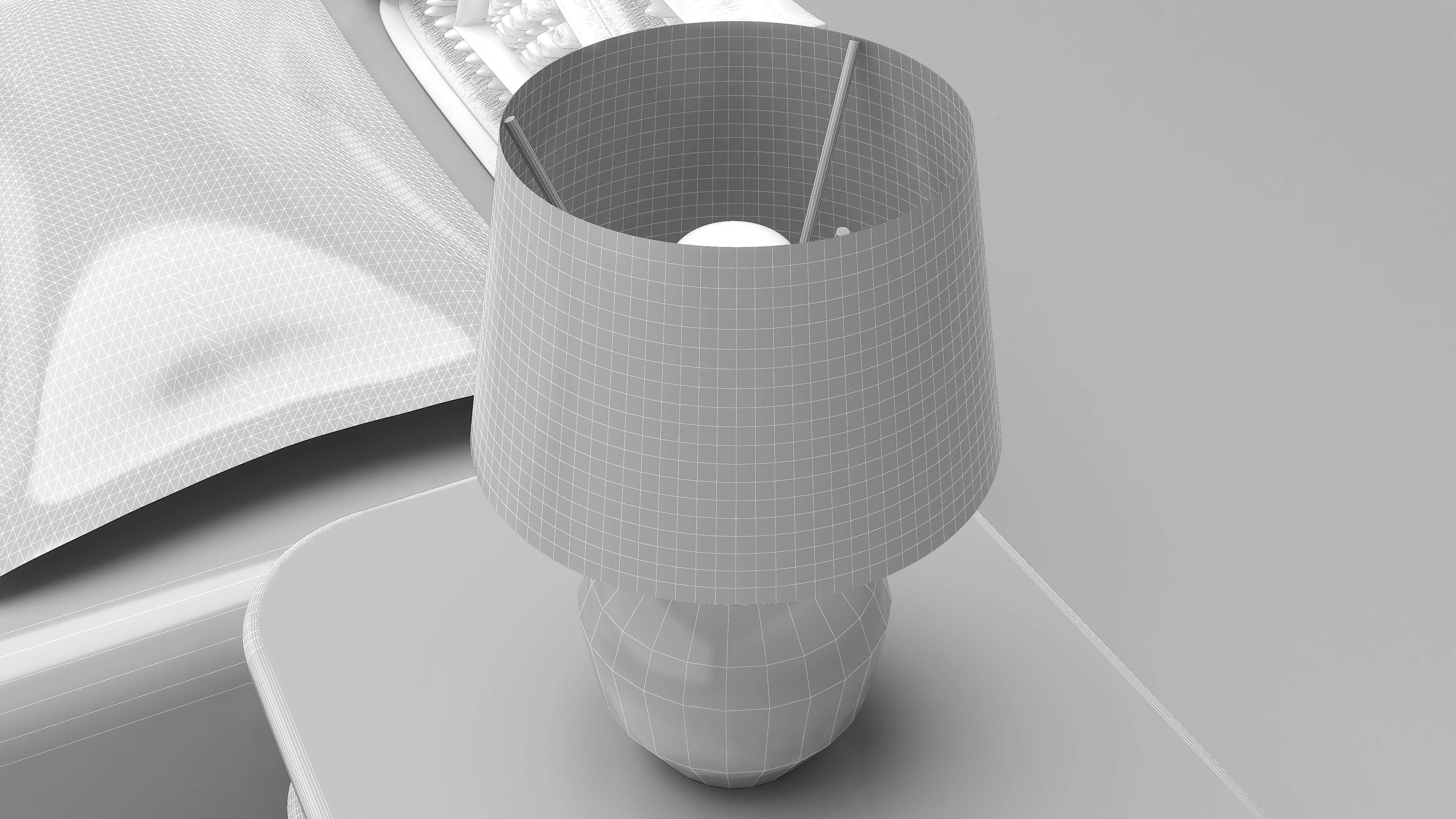 Elite Bedroom Set 4K - 3D Model by Pictorer