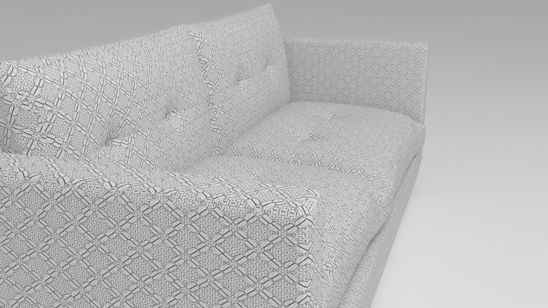 Decorative Sofa - 3D Model by Pictorer