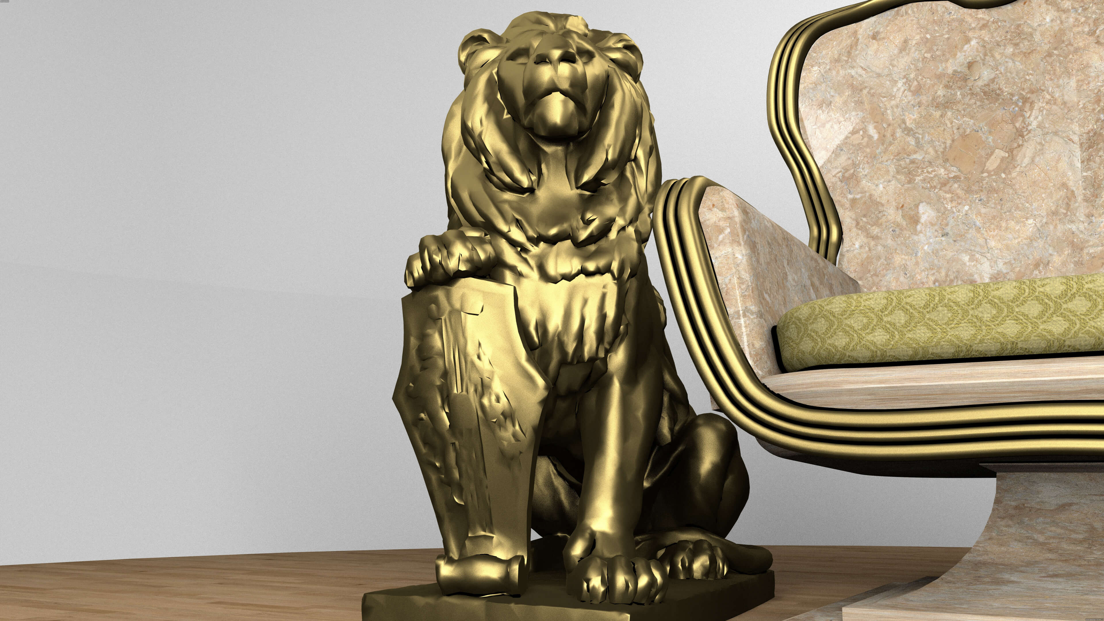 Emperor Throne 8K - 3D Model by Pictorer