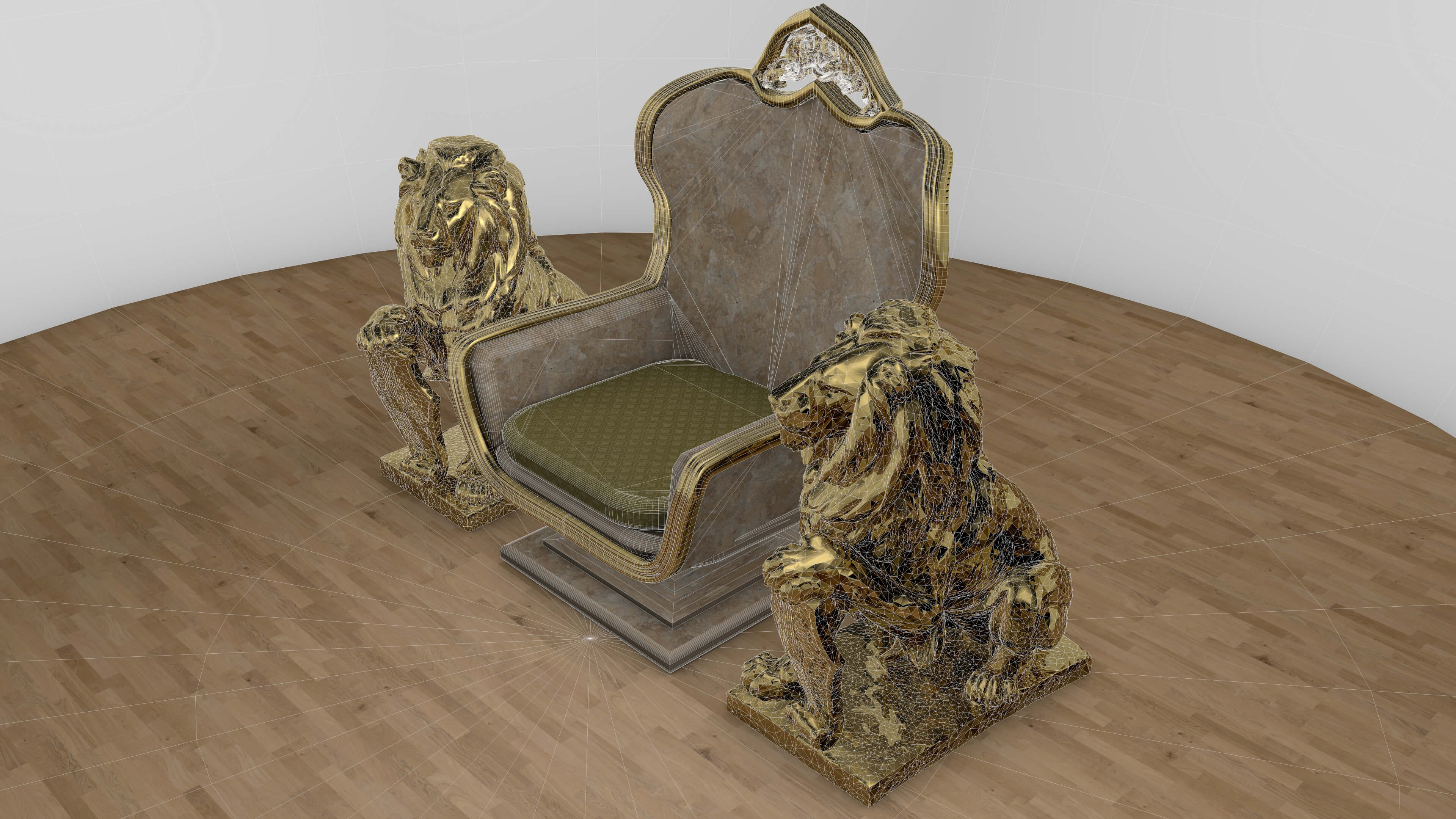 Emperor Throne 8K - 3D Model by Pictorer