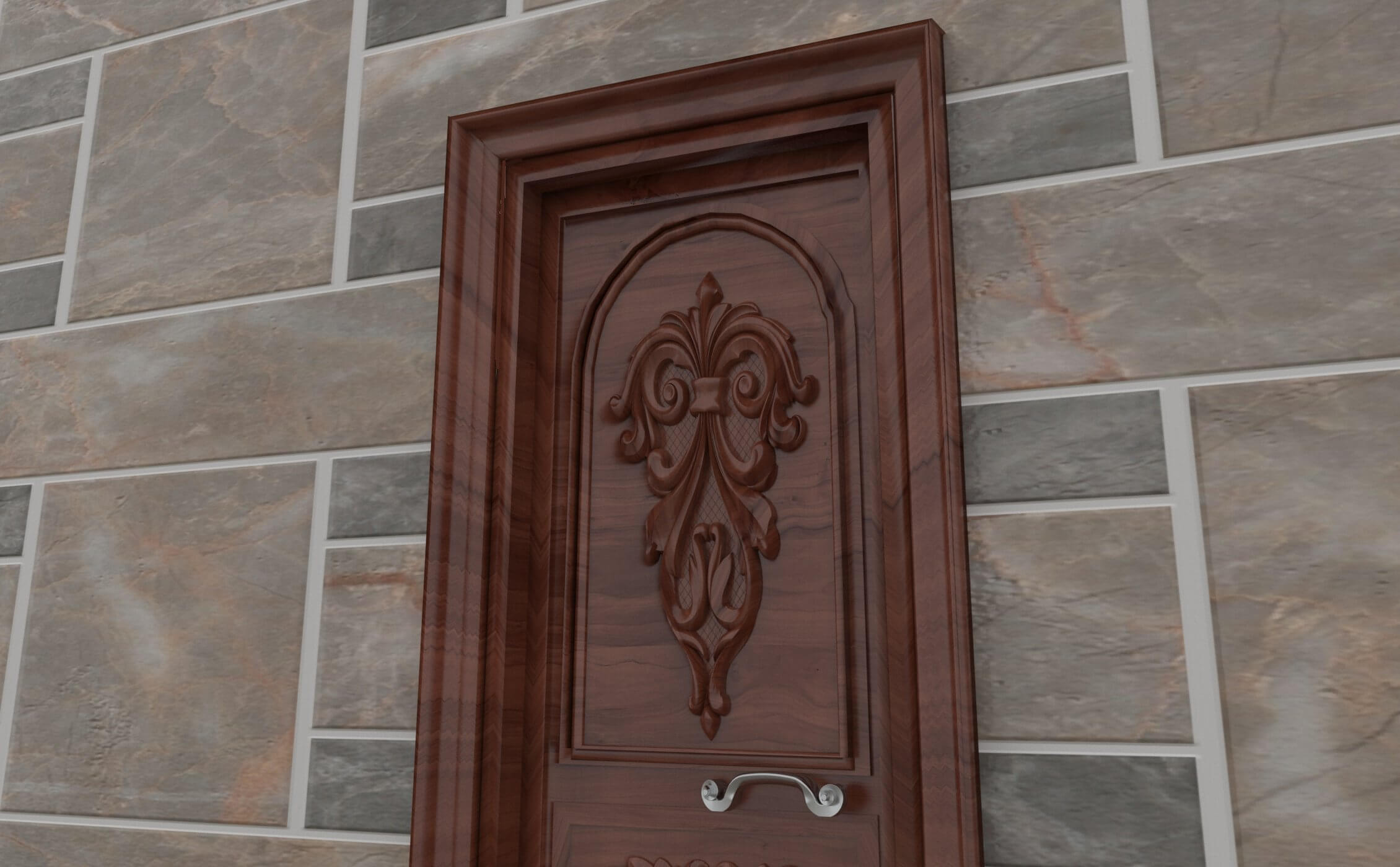 Exterior Door - 3D Model by Pictorer