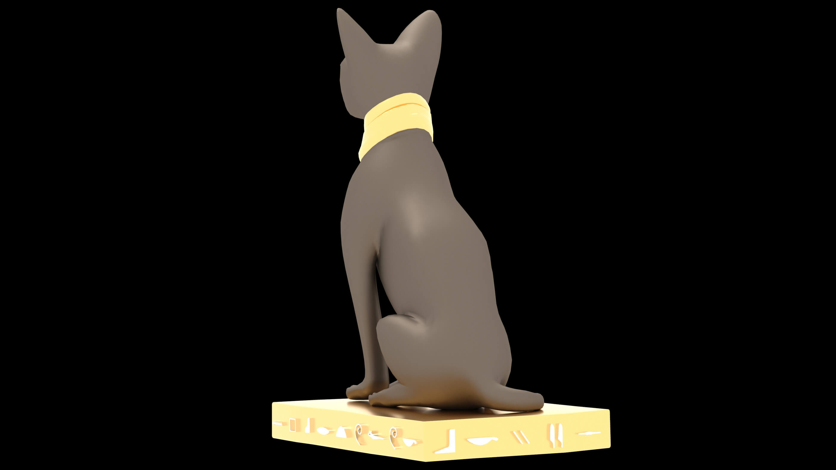 Figure of Goddess Bastet 4K - 3D Model by Pictorer