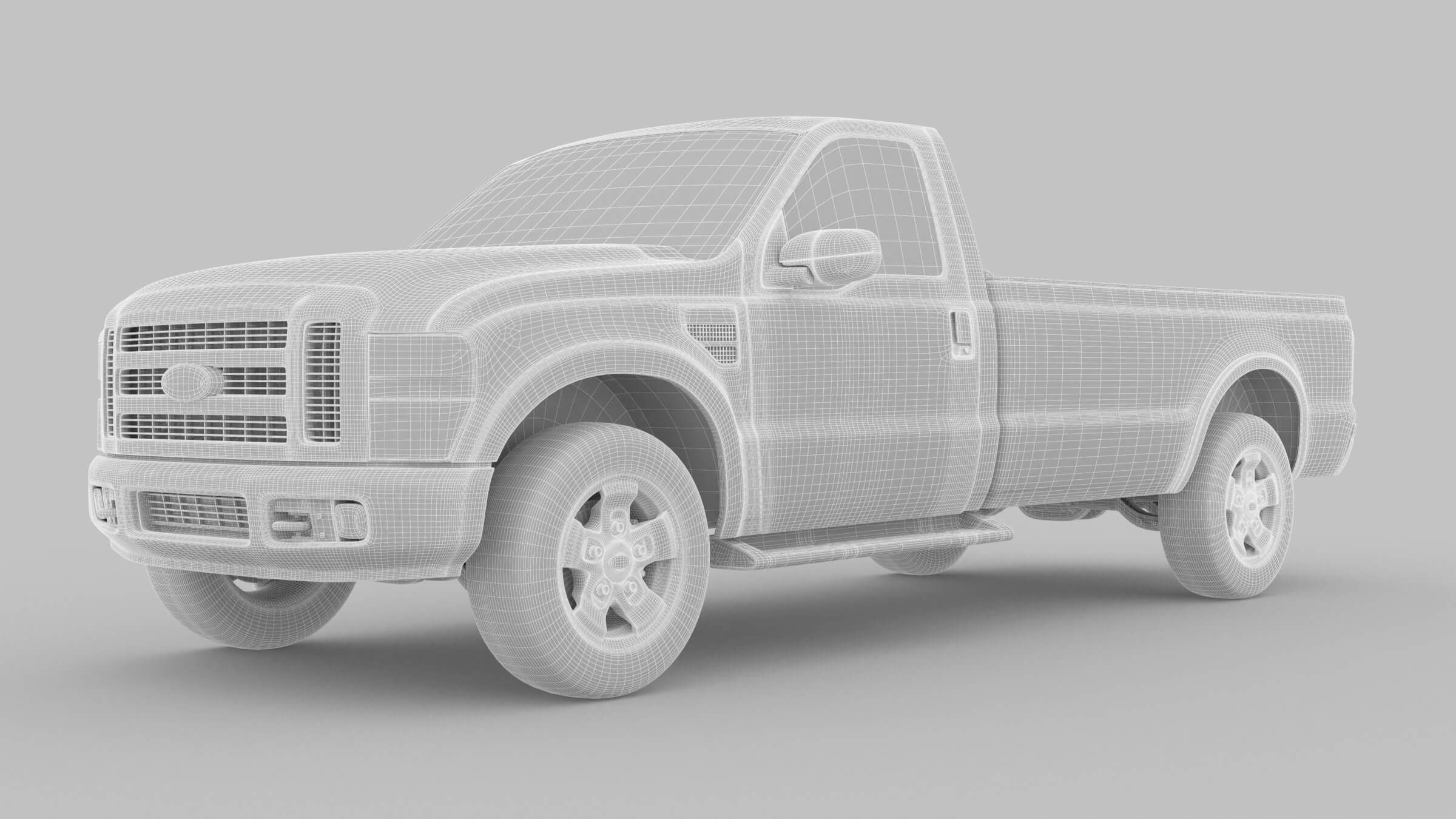 Ford F-250 2010 - 4K 3D Model by Pictorer