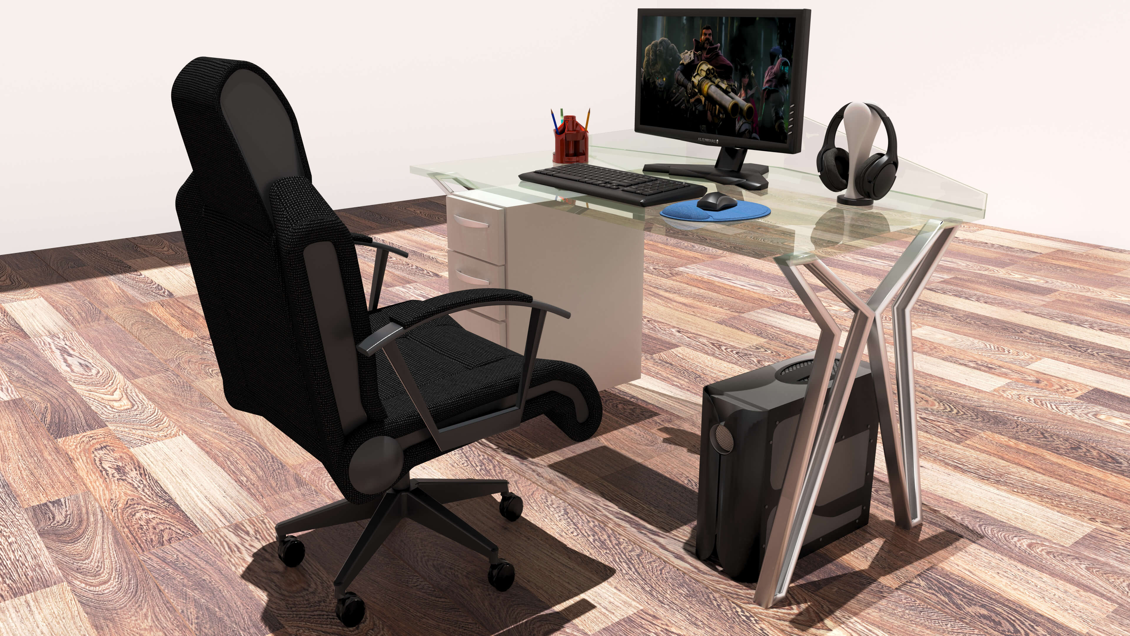 Gaming Setup 8K - 3D Model by Pictorer
