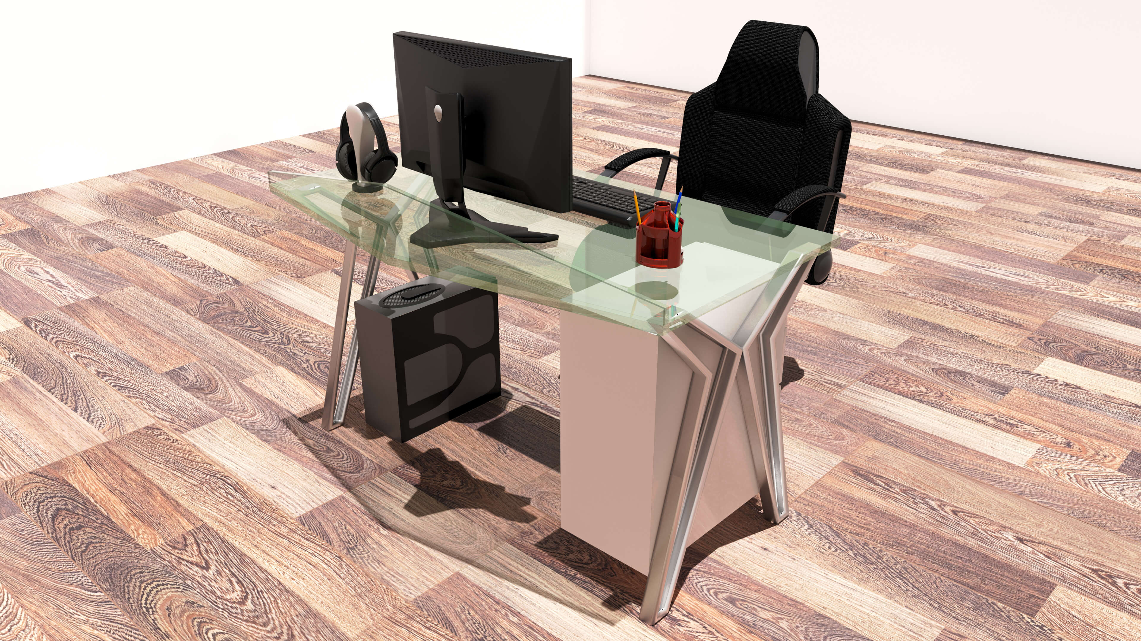 Gaming Setup - 3D Model by Pictorer