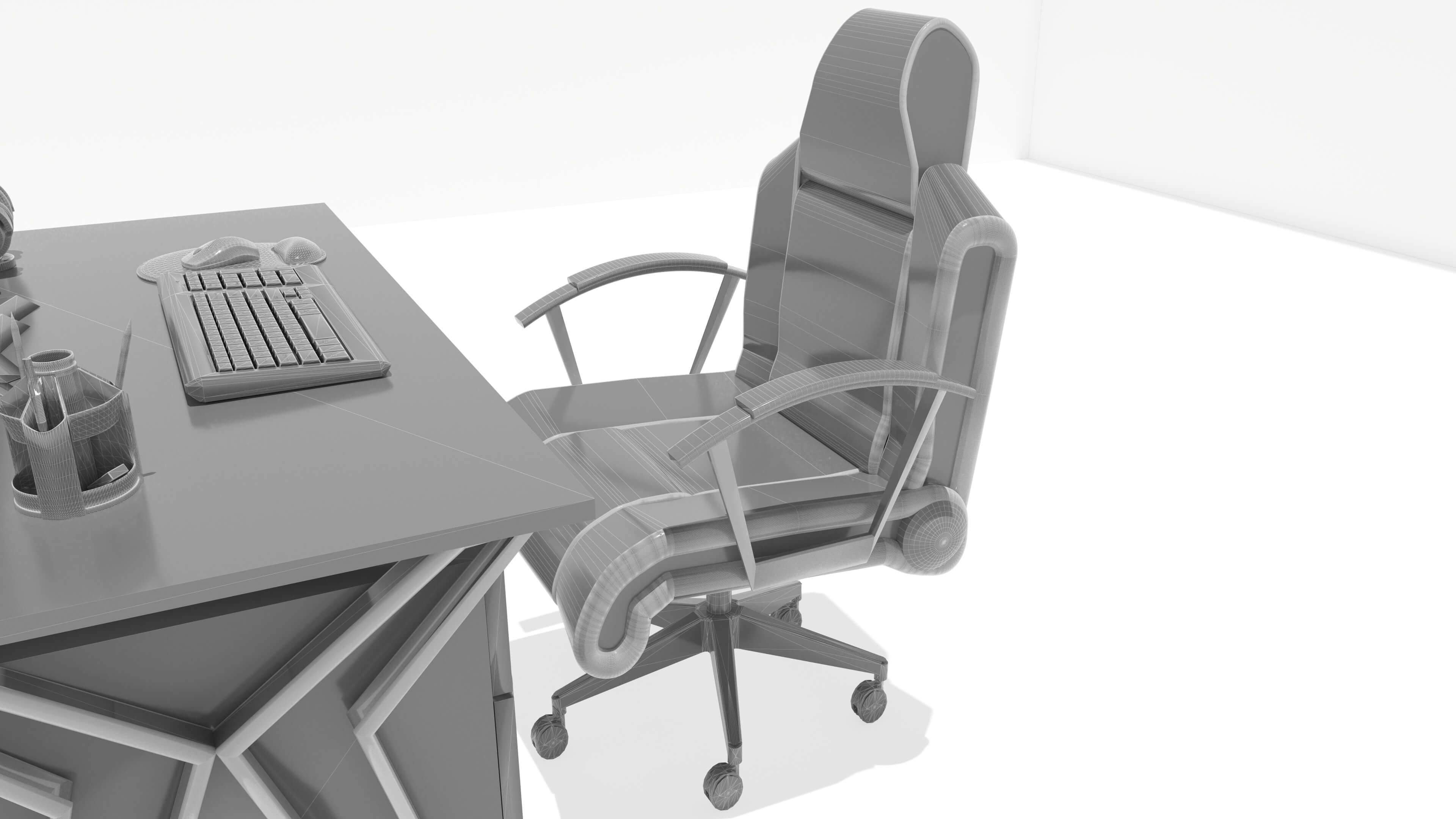 Gaming Setup - 3D Model by Pictorer