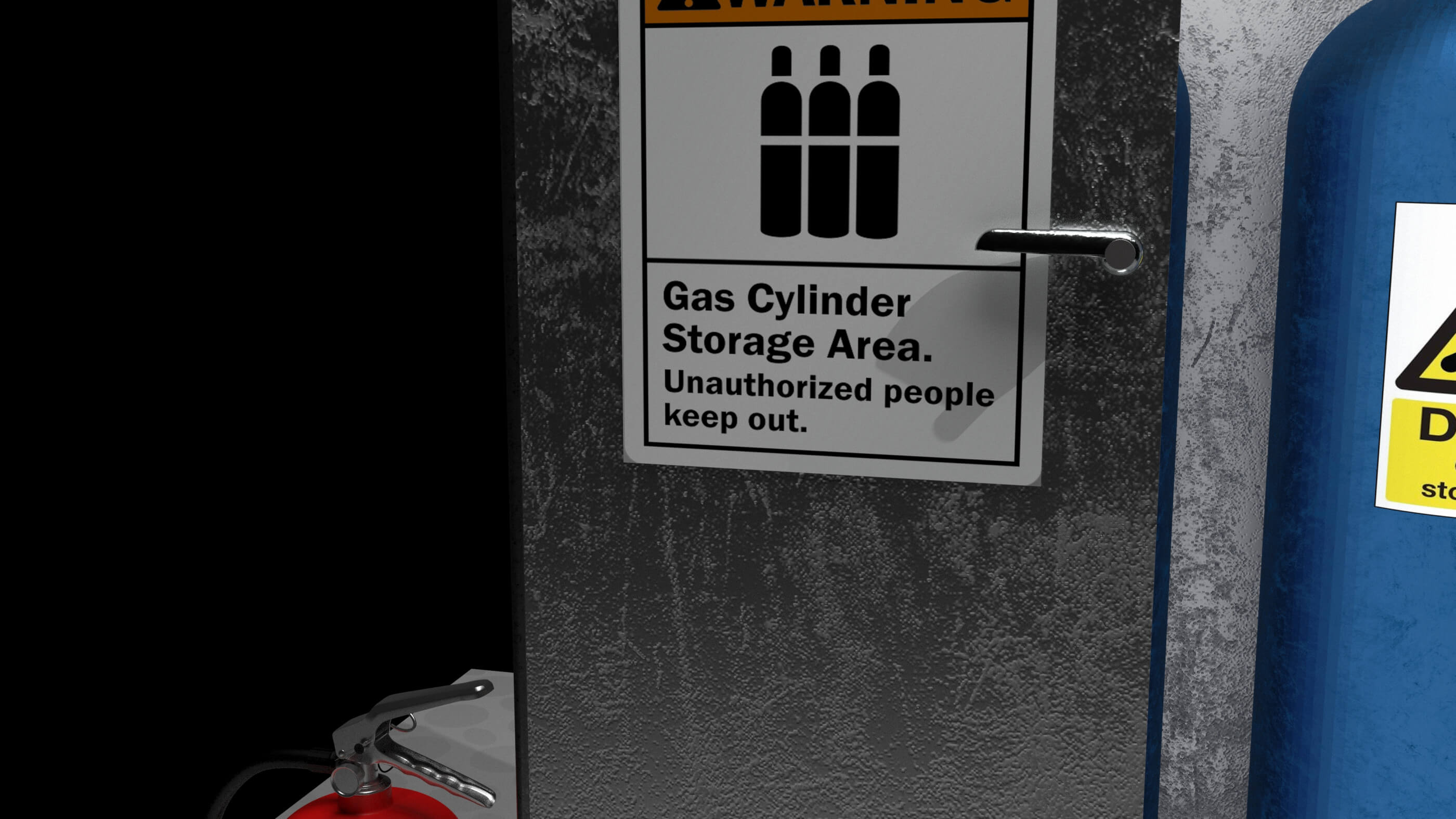 Gas Tube Cabinet 4K - 3D Model by Pictorer