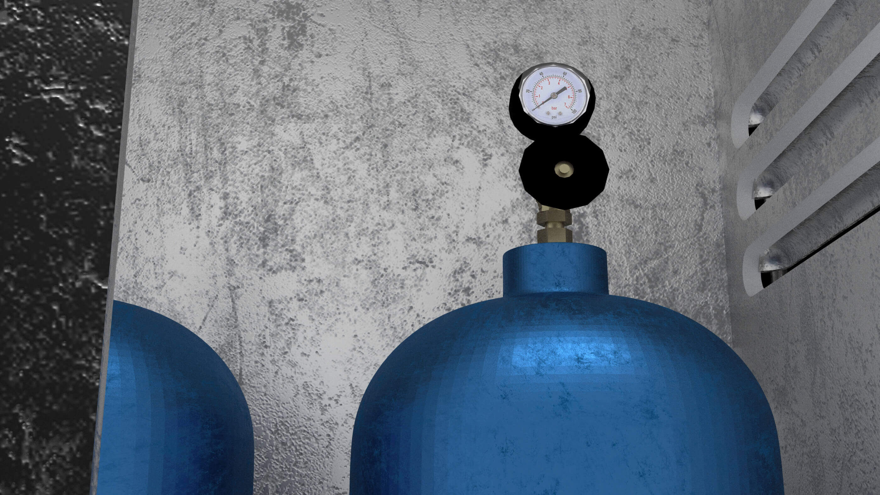 Gas Tube Cabinet 4K - 3D Model by Pictorer