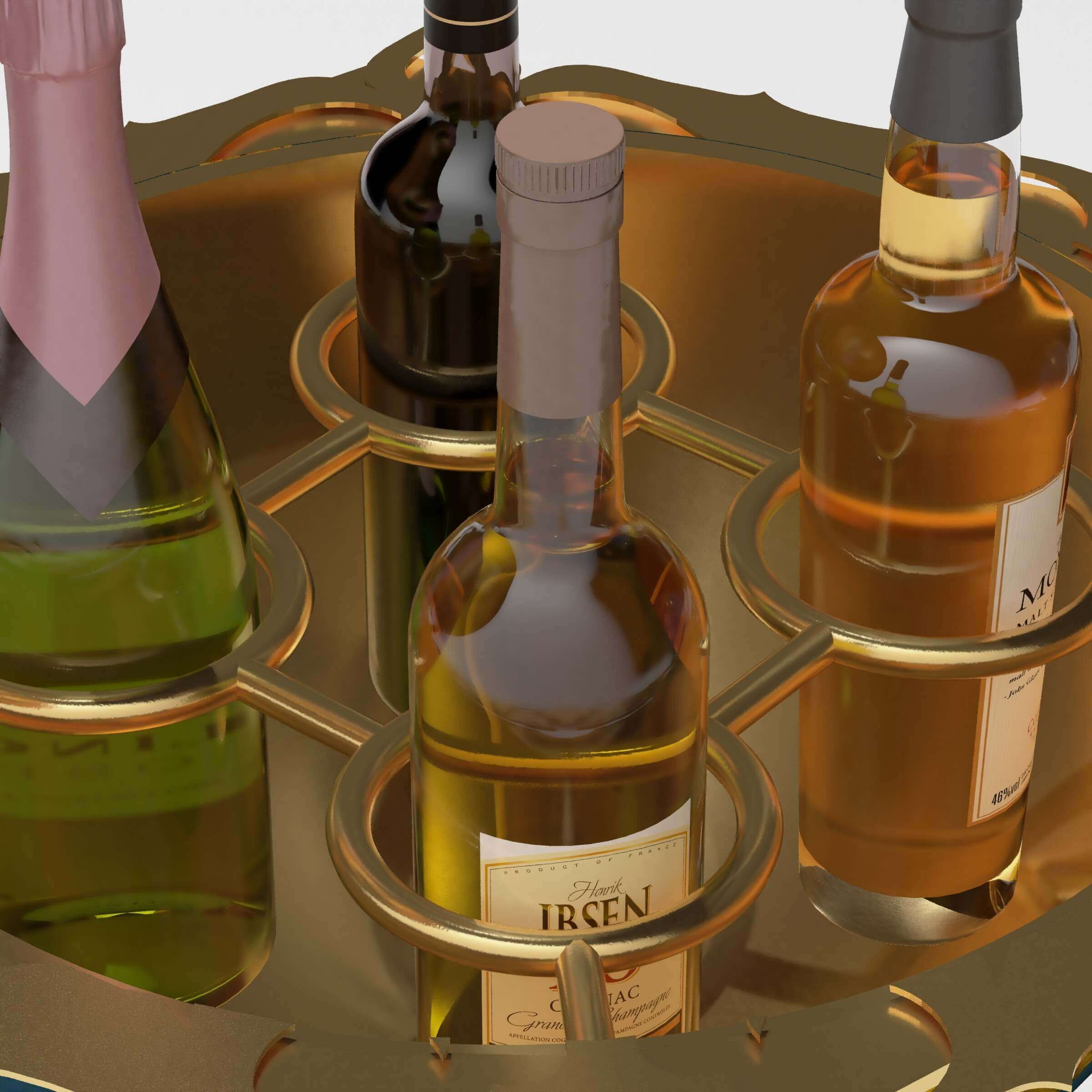 Globe Trolley 4K - 3D Model by Pictorer