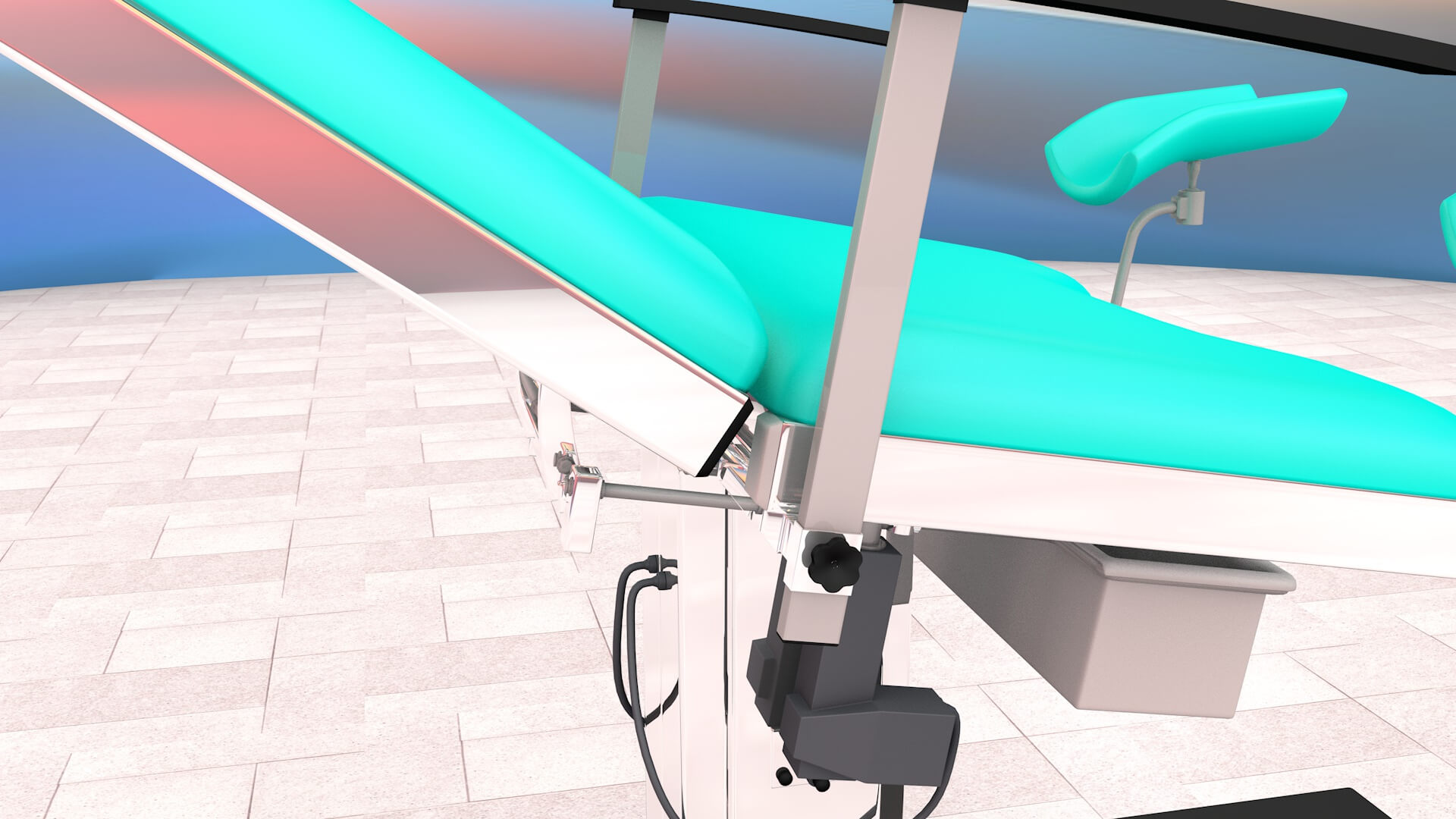 Gynecological Examination Bed - 3D Model by Pictorer