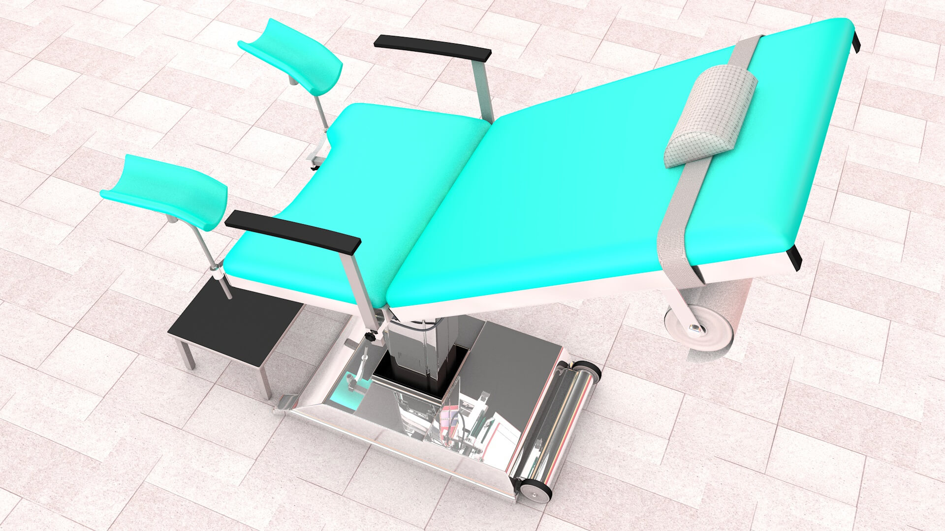 Gynecological Examination Bed - 3D Model by Pictorer