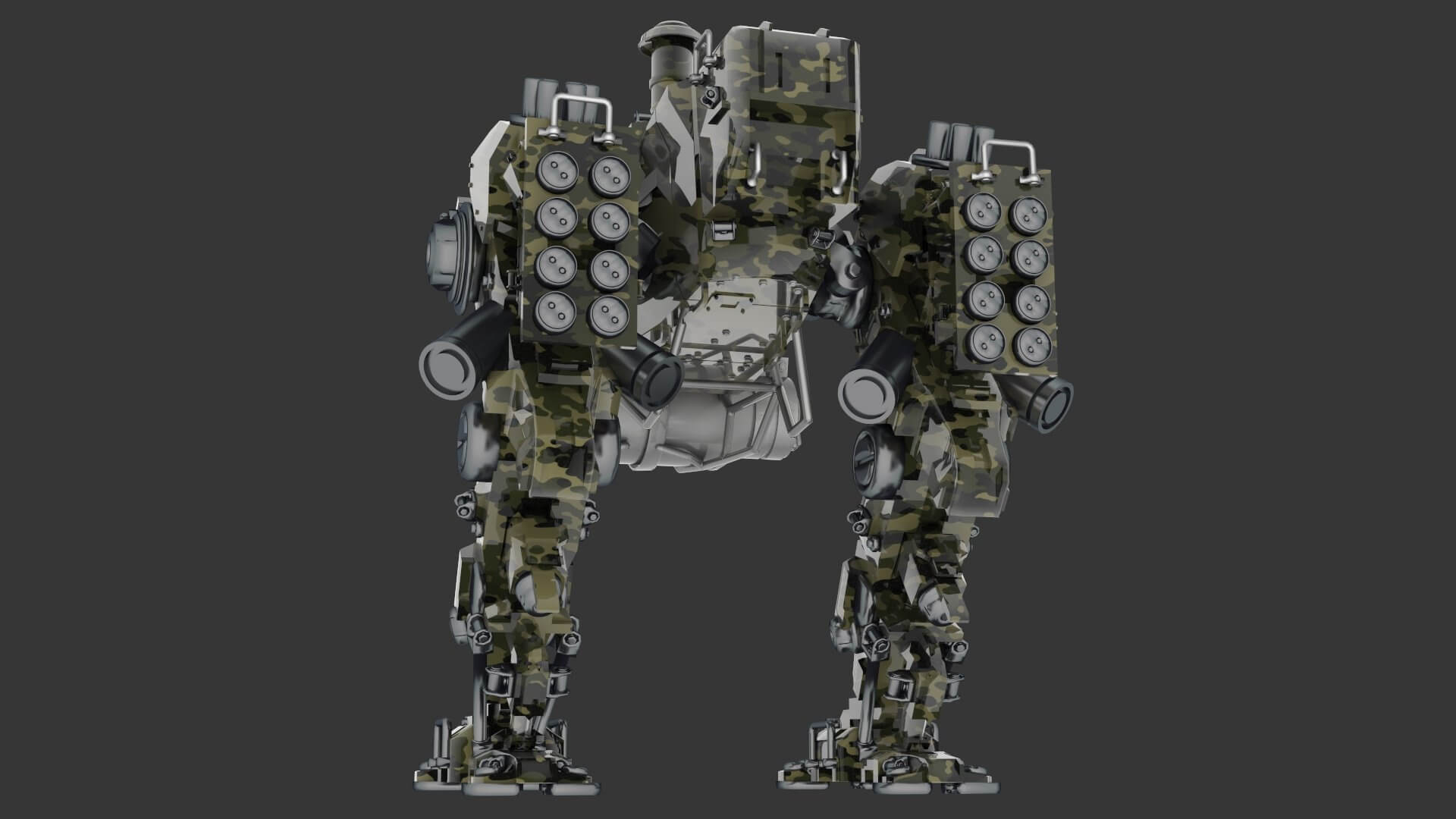 Heavy Armed Mech - 3D Model by Pictorer