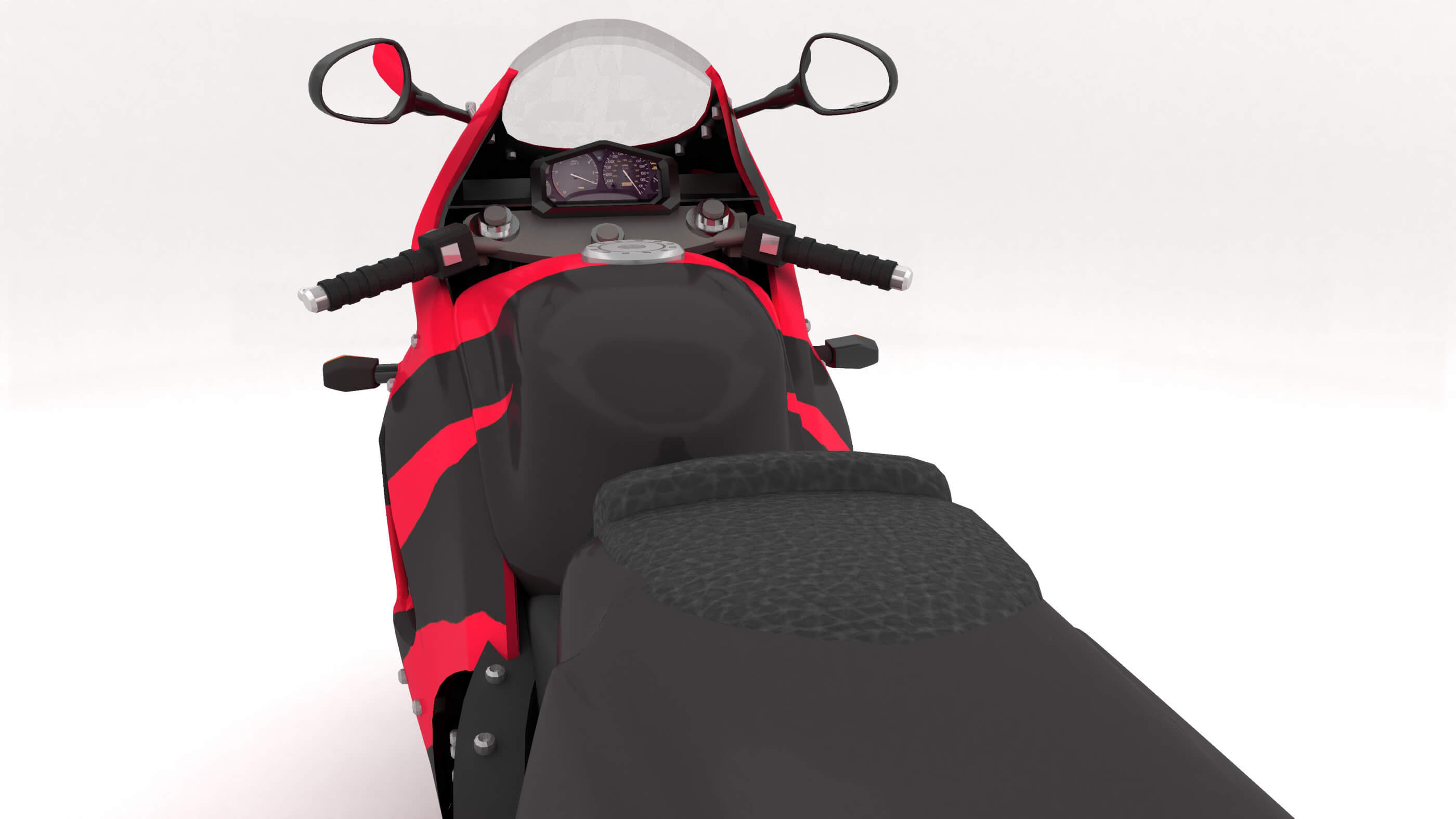 Honda CBR Motorbike 4K - 3D Model by Pictorer