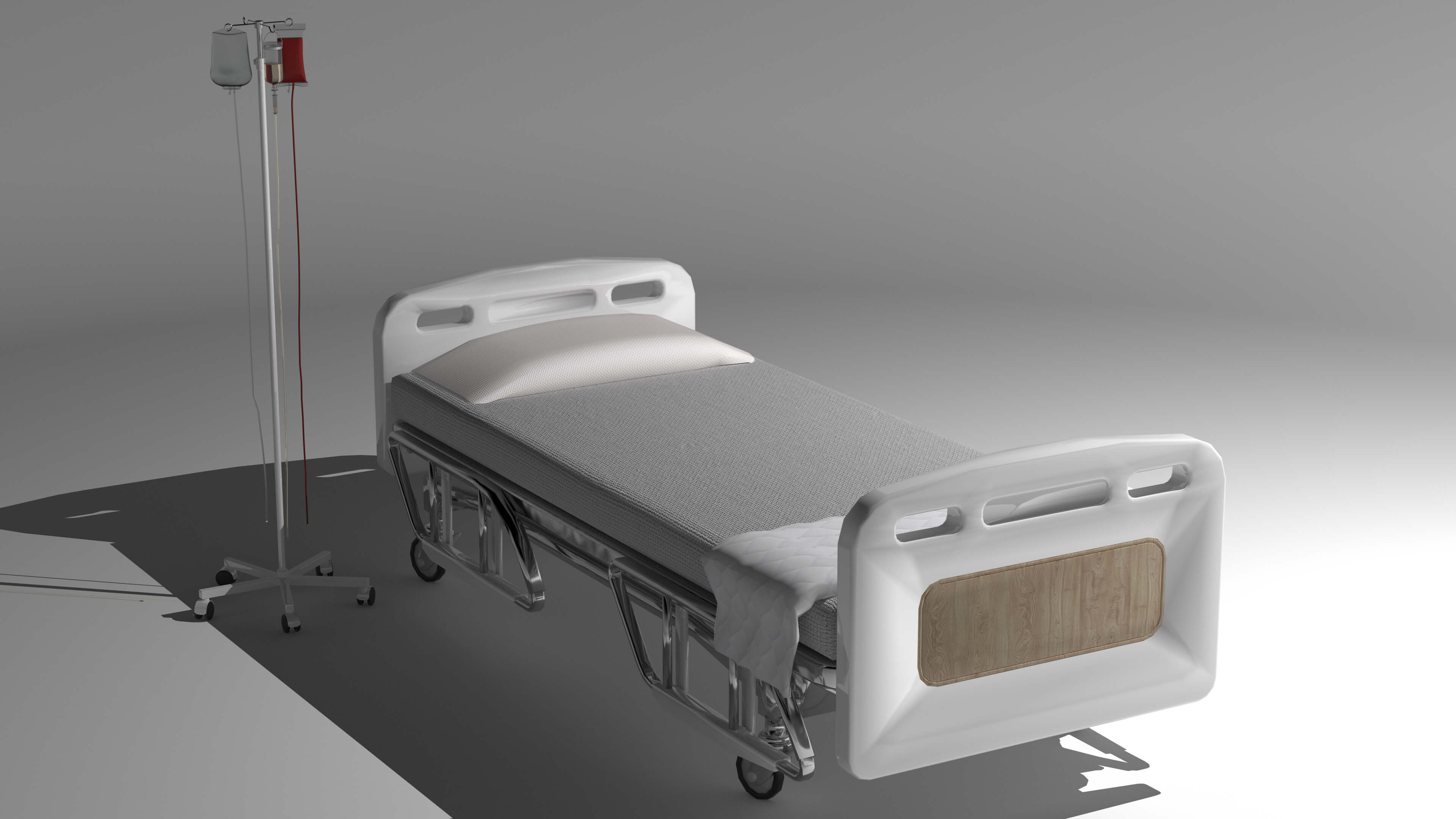 Hospital Bed 8 - 8K 3D Model by Pictorer