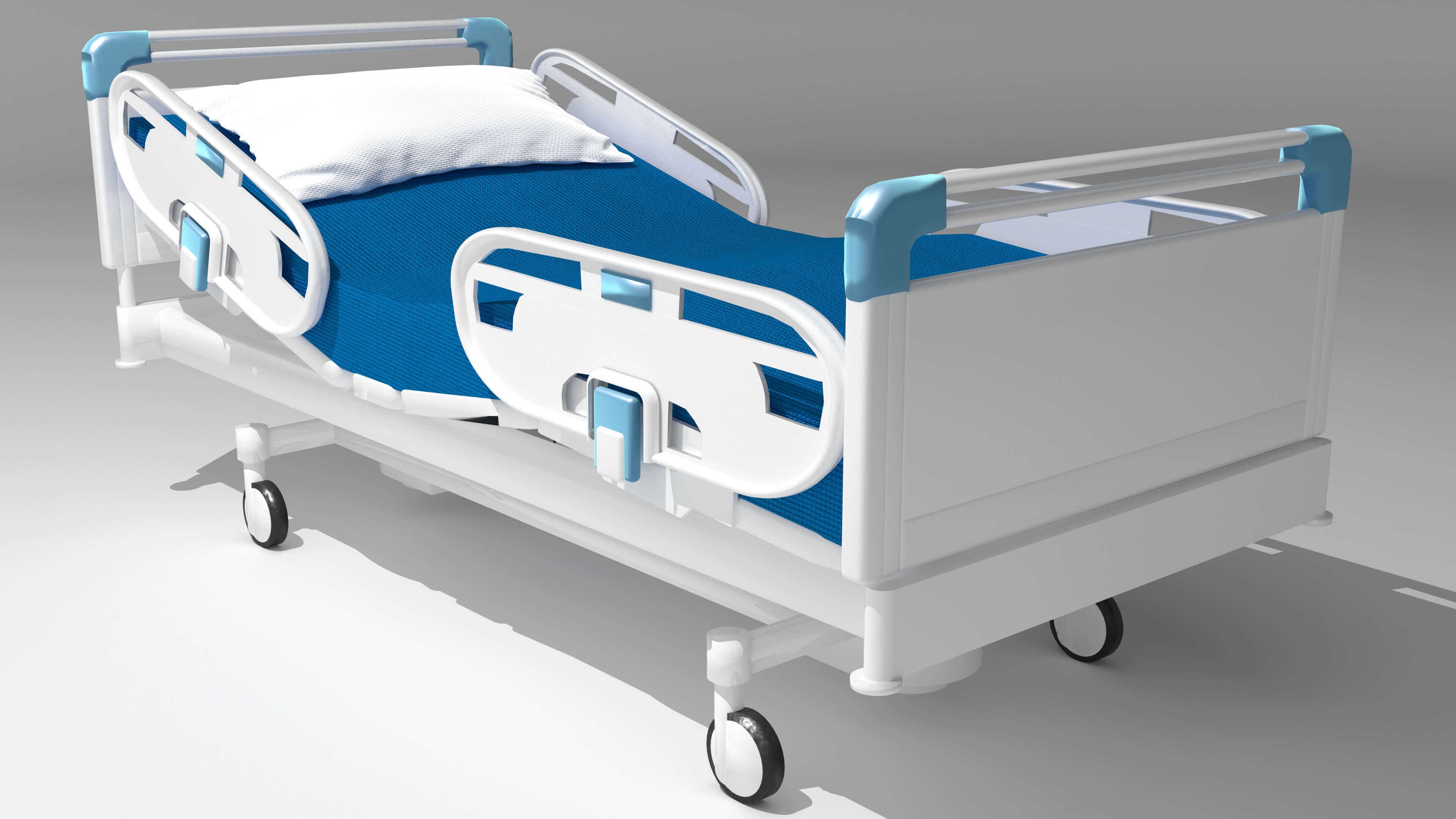 Hospital Bed 9 - 3D Model by Pictorer