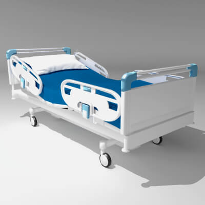 Wrl 3D Models | Medical | Hospital Beds | RenderHub