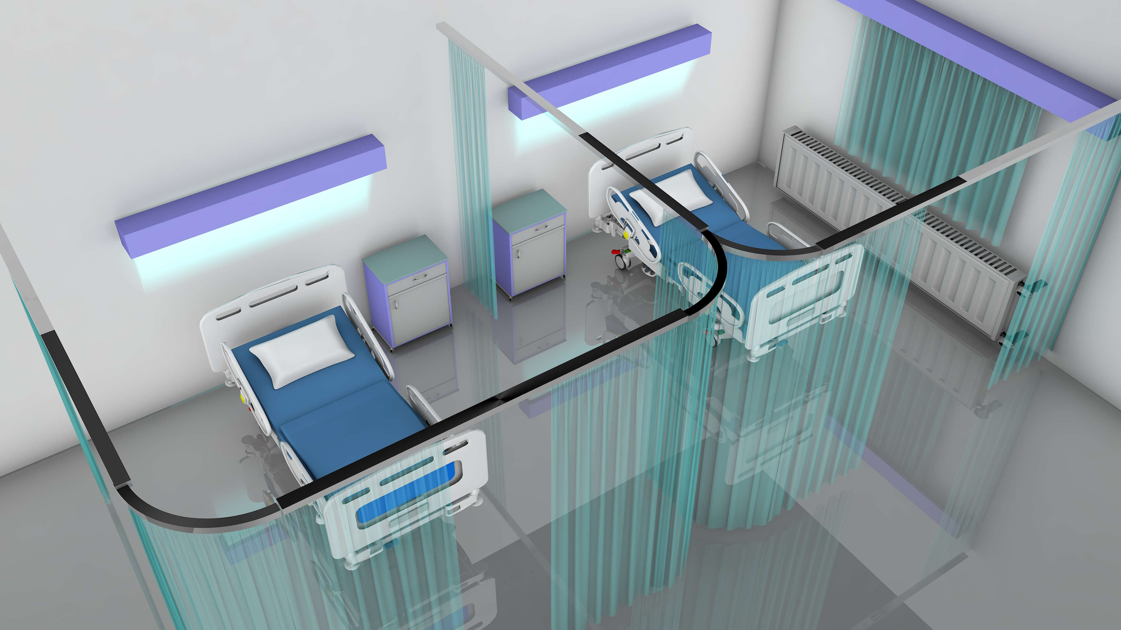 Hospital Room 2 - 3D Model by Pictorer