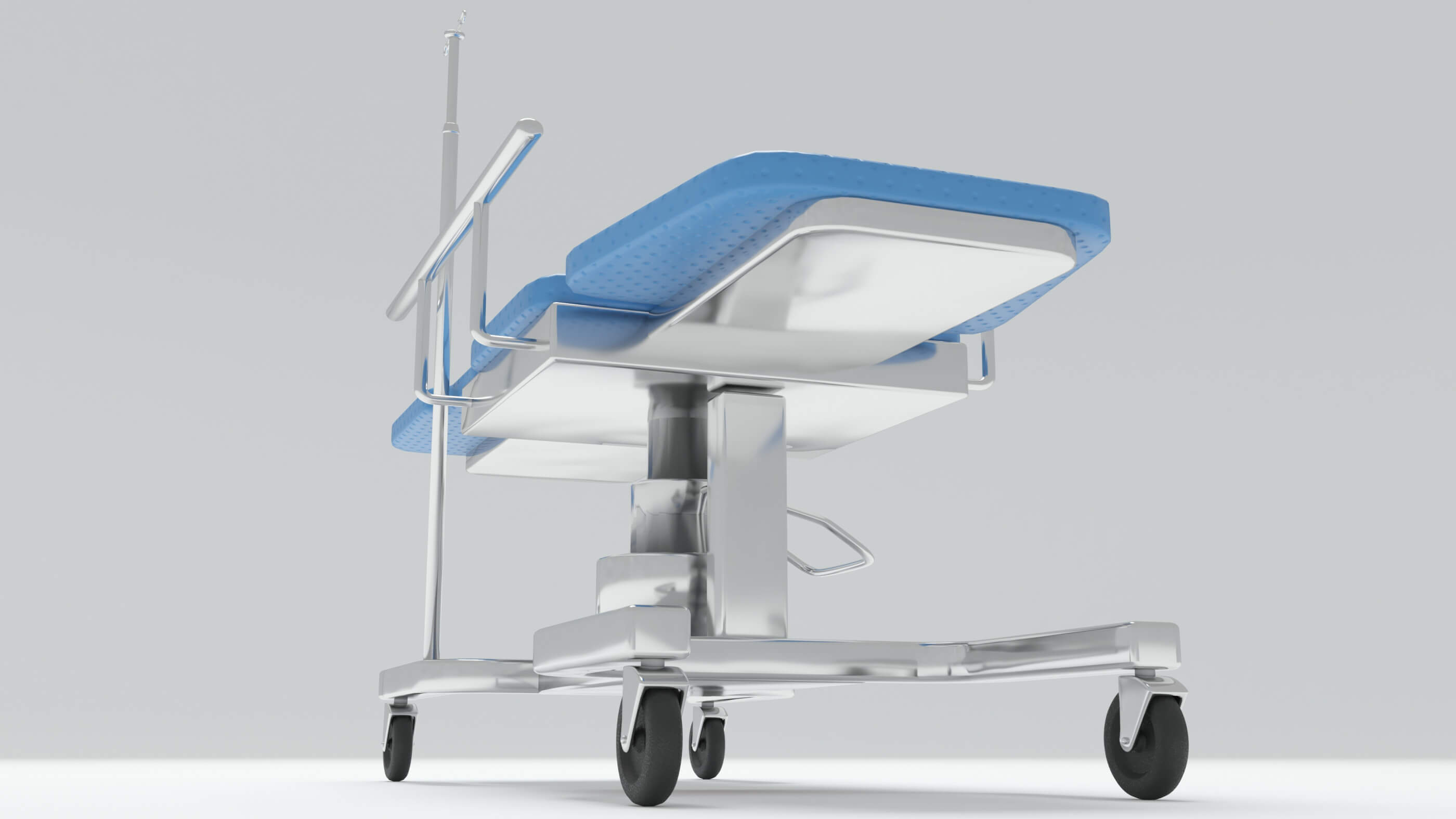 Hospital Stretcher 4K - 3D Model by Pictorer
