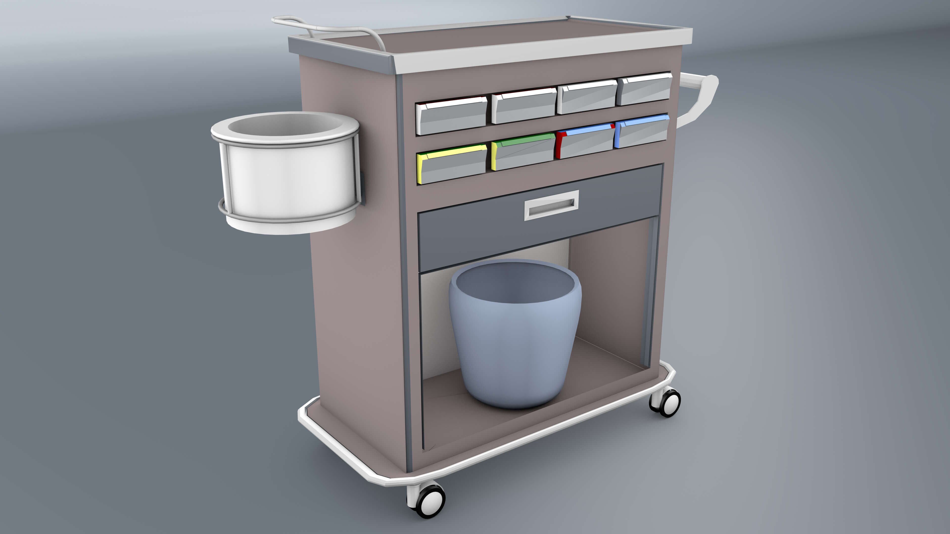 Hospital Trolleys Bundle - 3D Model by Pictorer