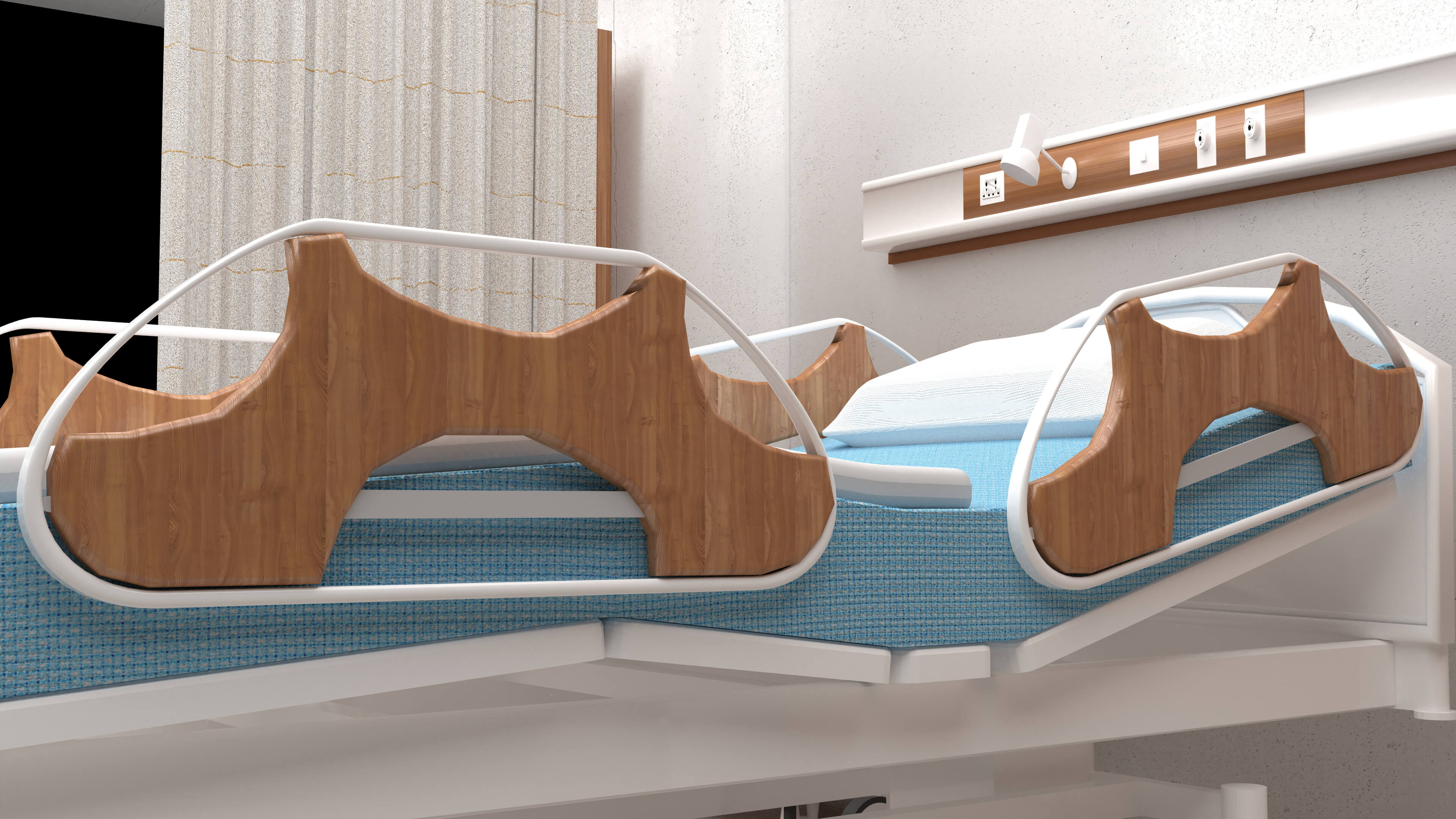 Hospital Ward 10 - 8K 3D Model by Pictorer