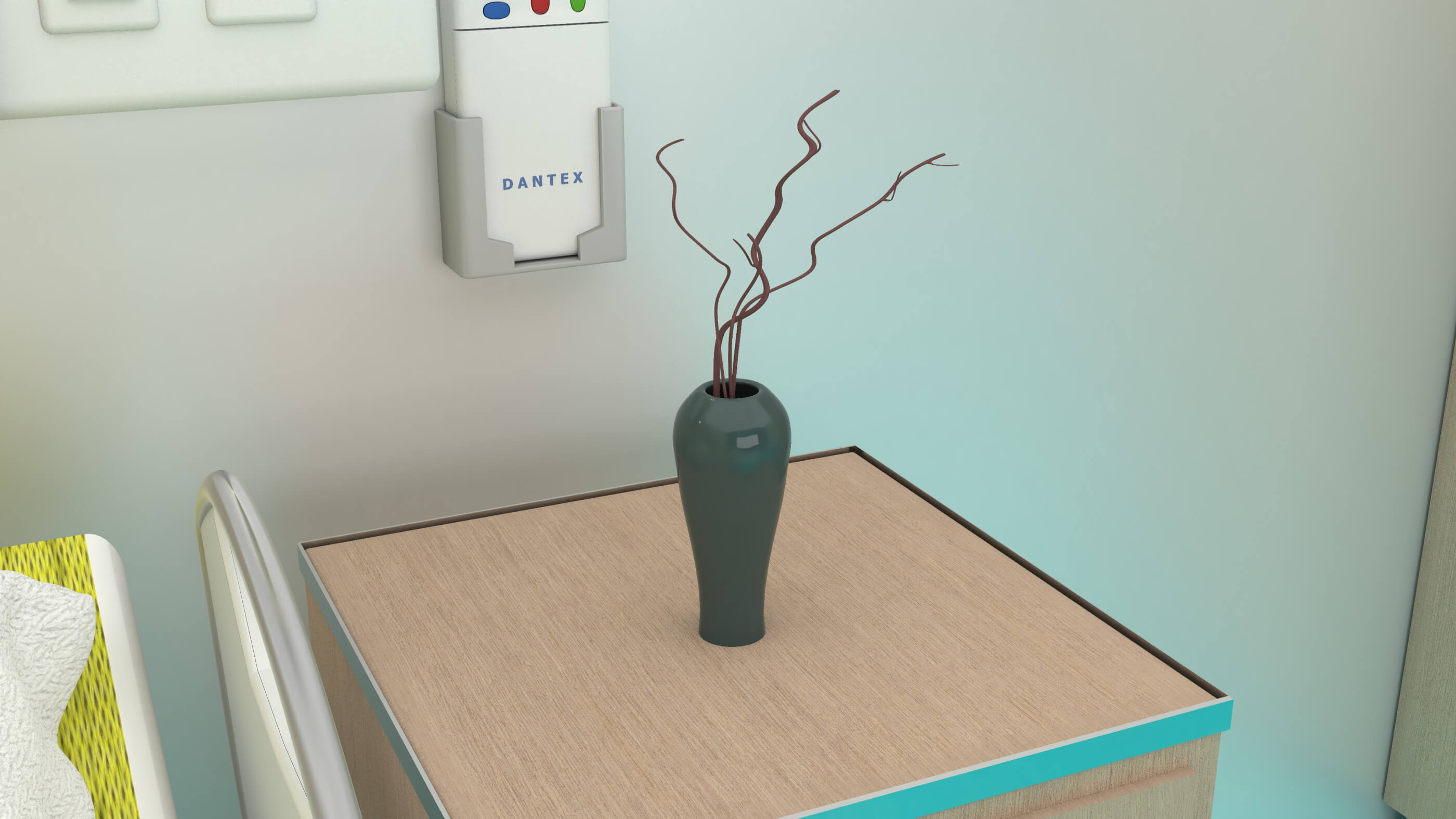 Hospital Ward 4 - 4K 3D Model by Pictorer