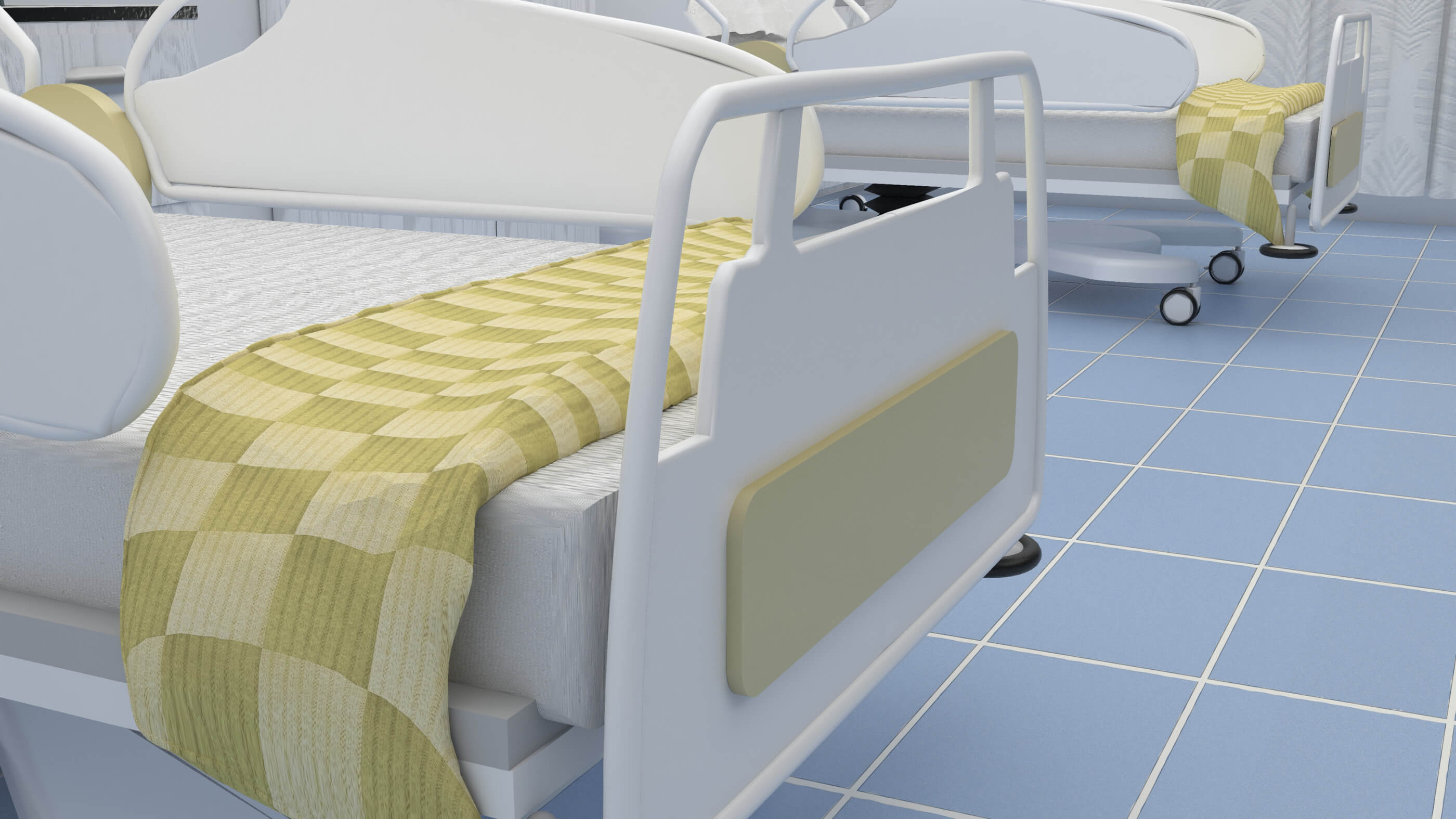 Hospital Ward 5 - 4K 3D Model by Pictorer