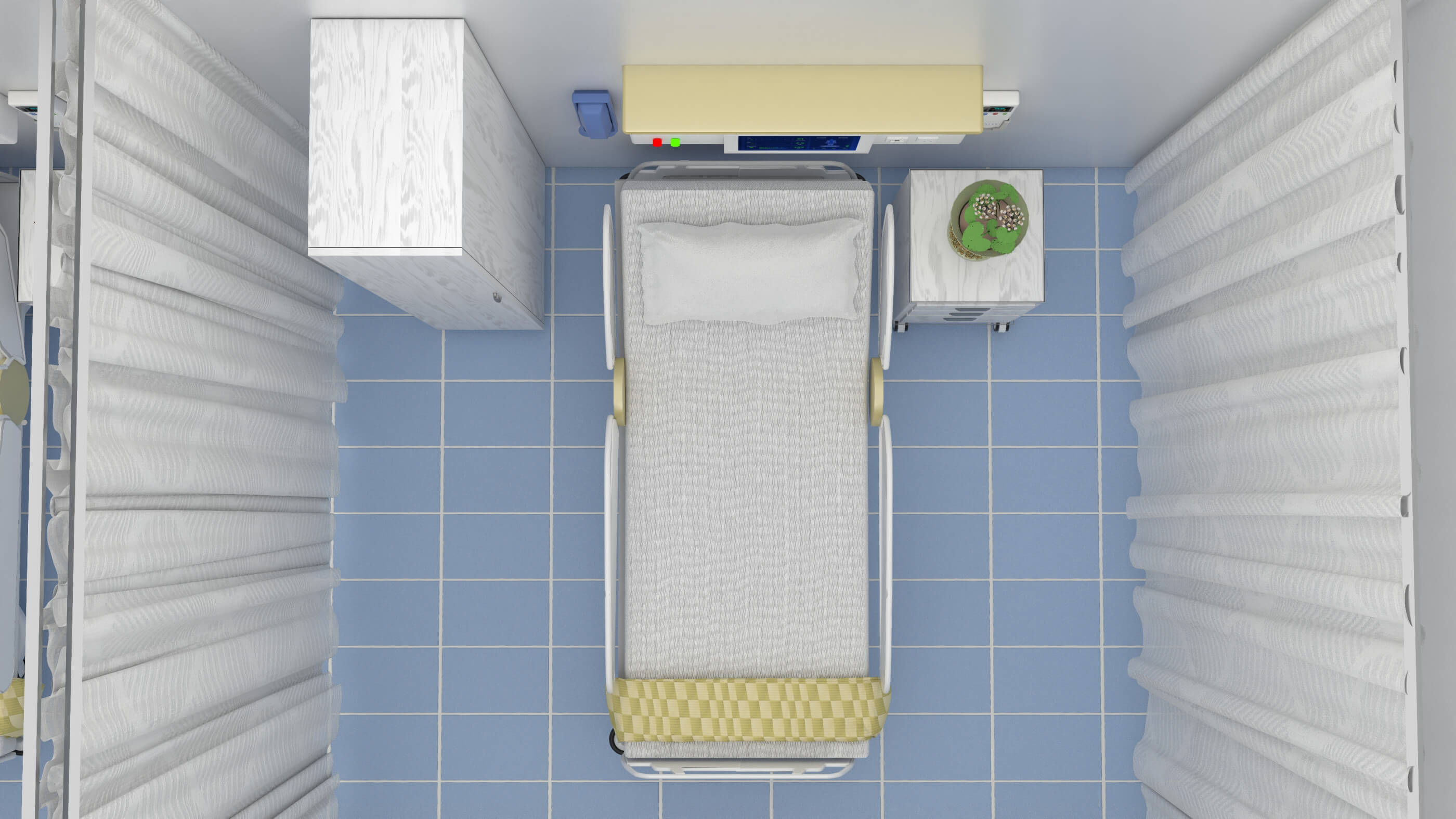 Hospital Ward 5 - 4K 3D Model by Pictorer