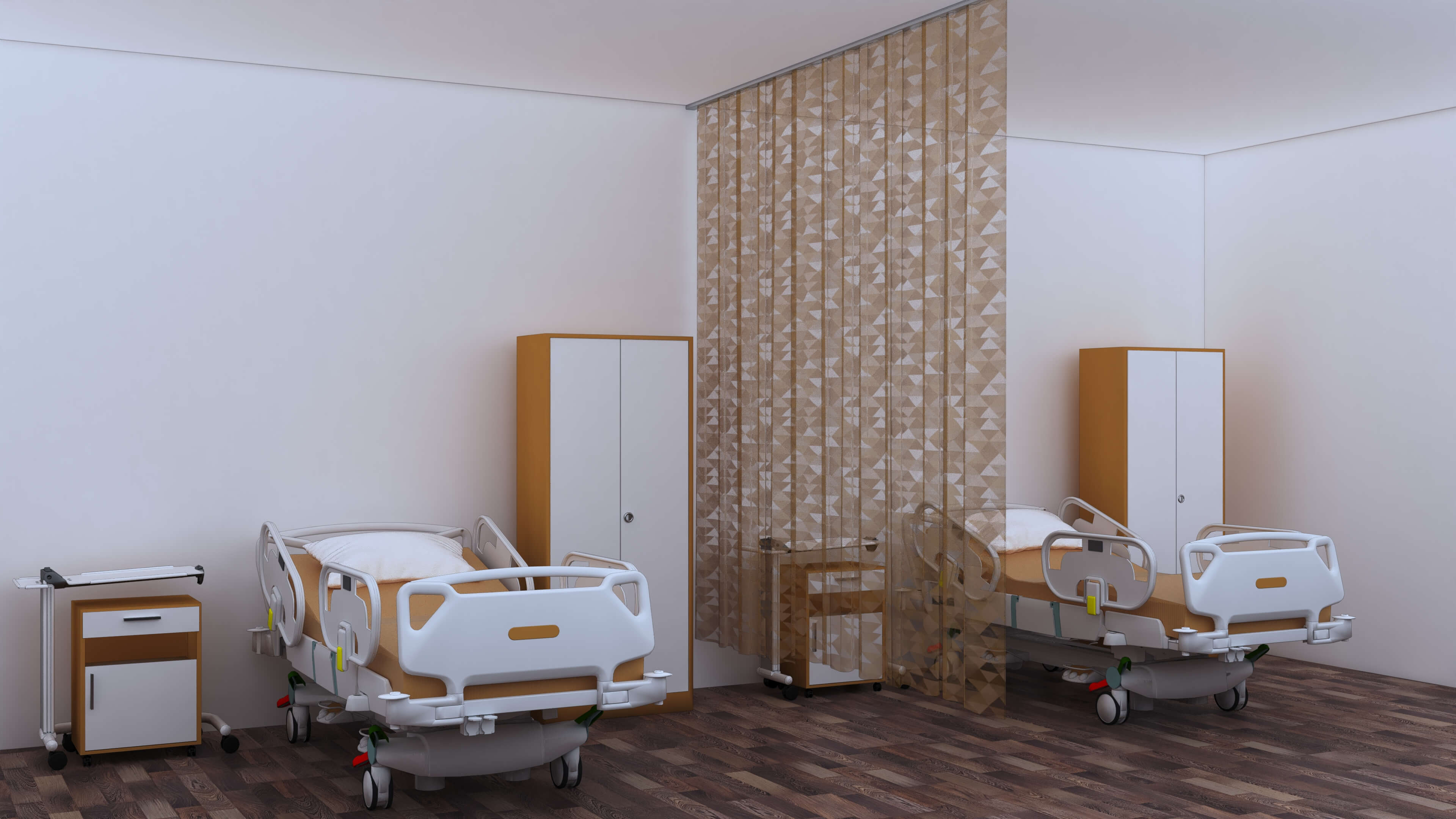 Hospital Ward 6 - 4K 3D Model by Pictorer