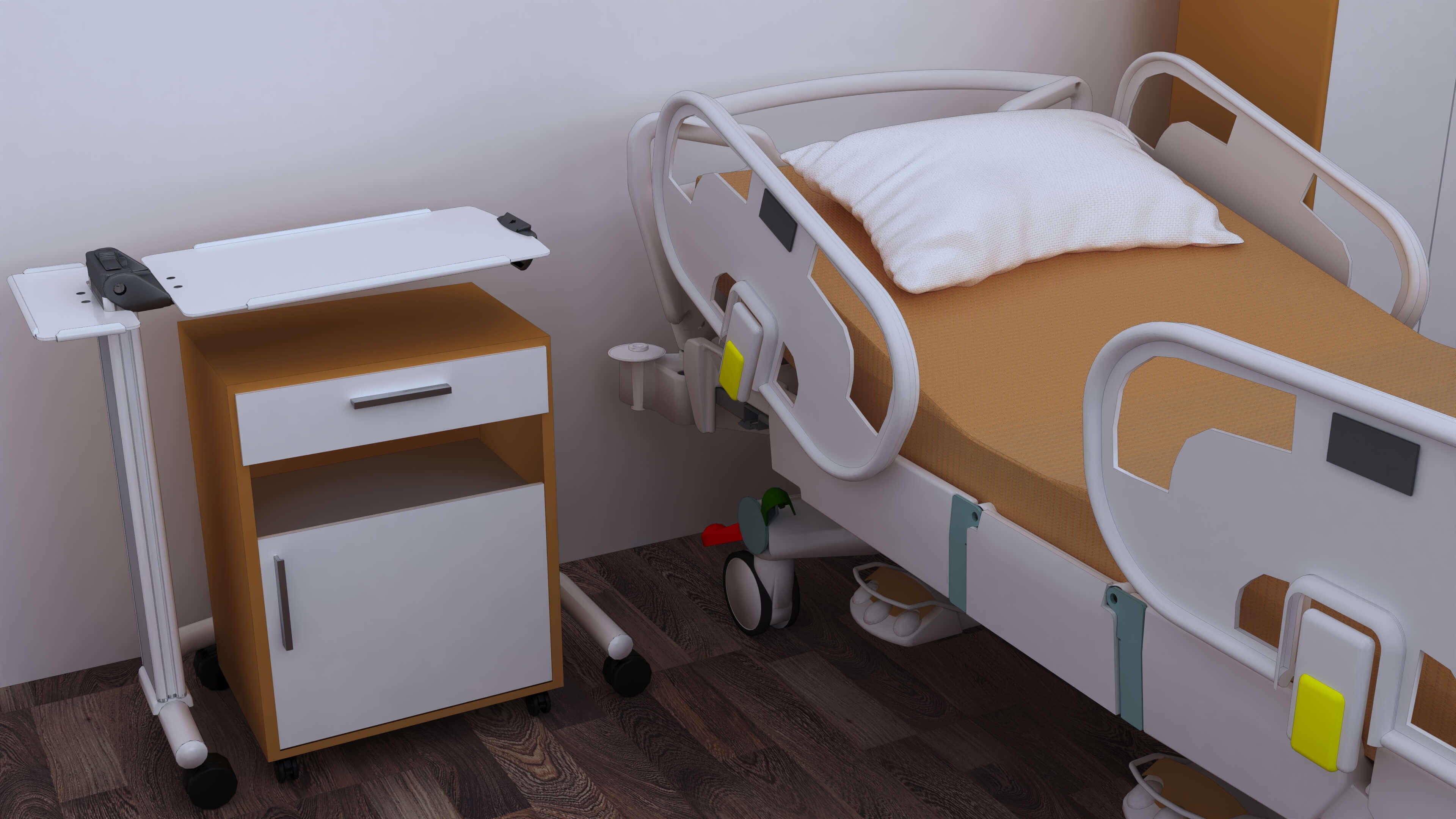 Hospital Ward 6 - 4K 3D Model by Pictorer