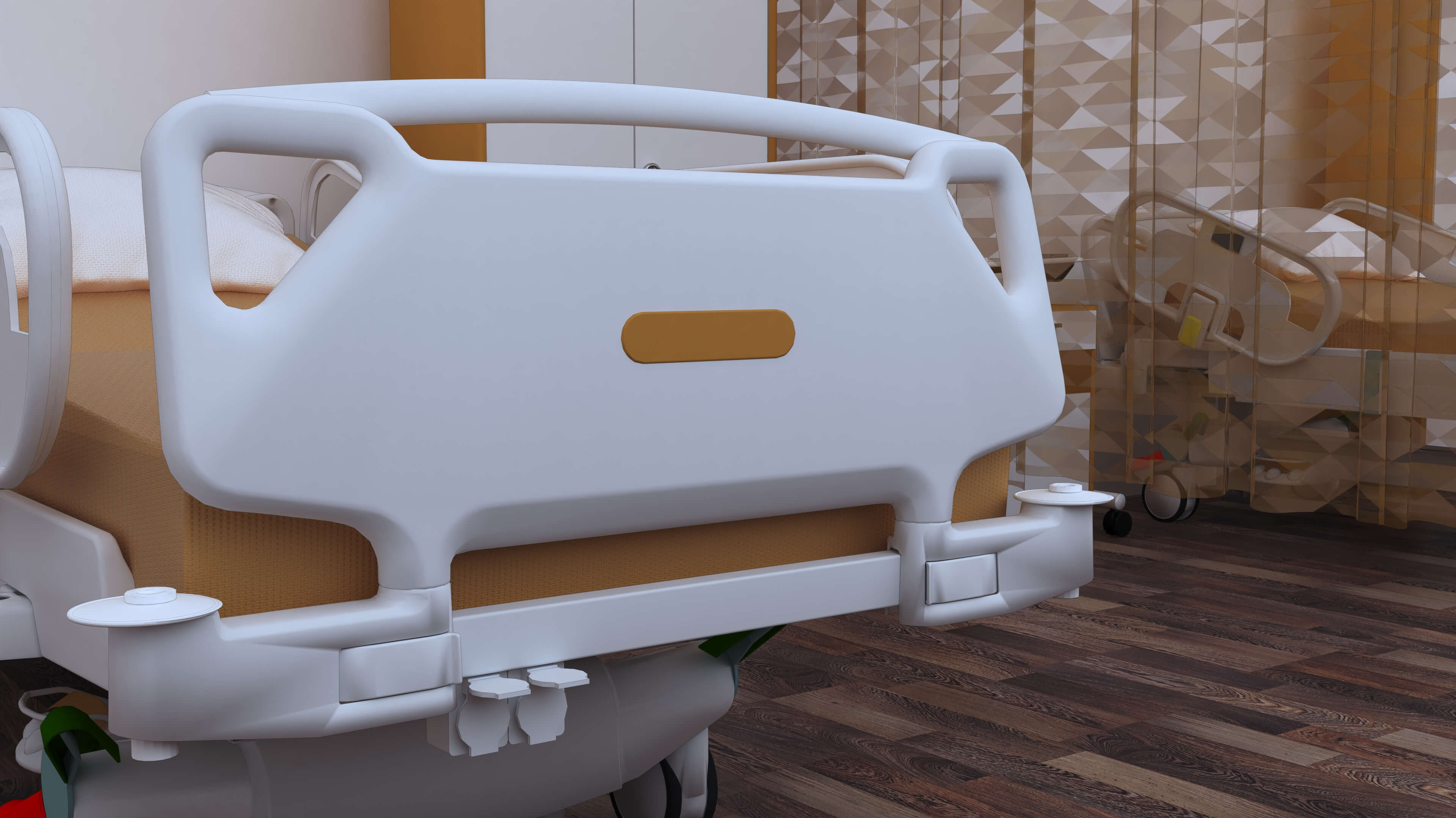 Hospital Ward 6 - 4K 3D Model by Pictorer