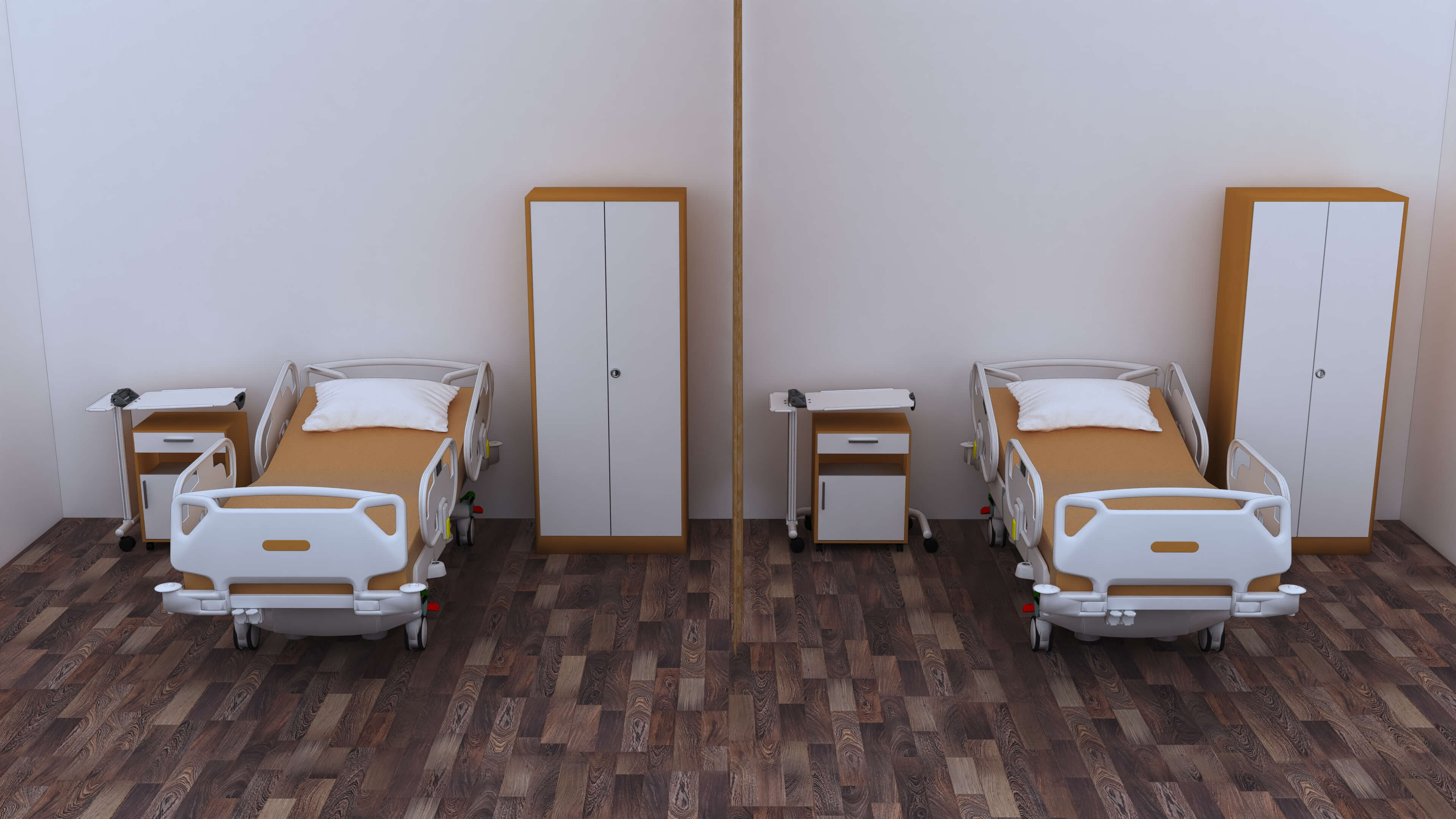 Hospital Ward 6 - 4K 3D Model by Pictorer