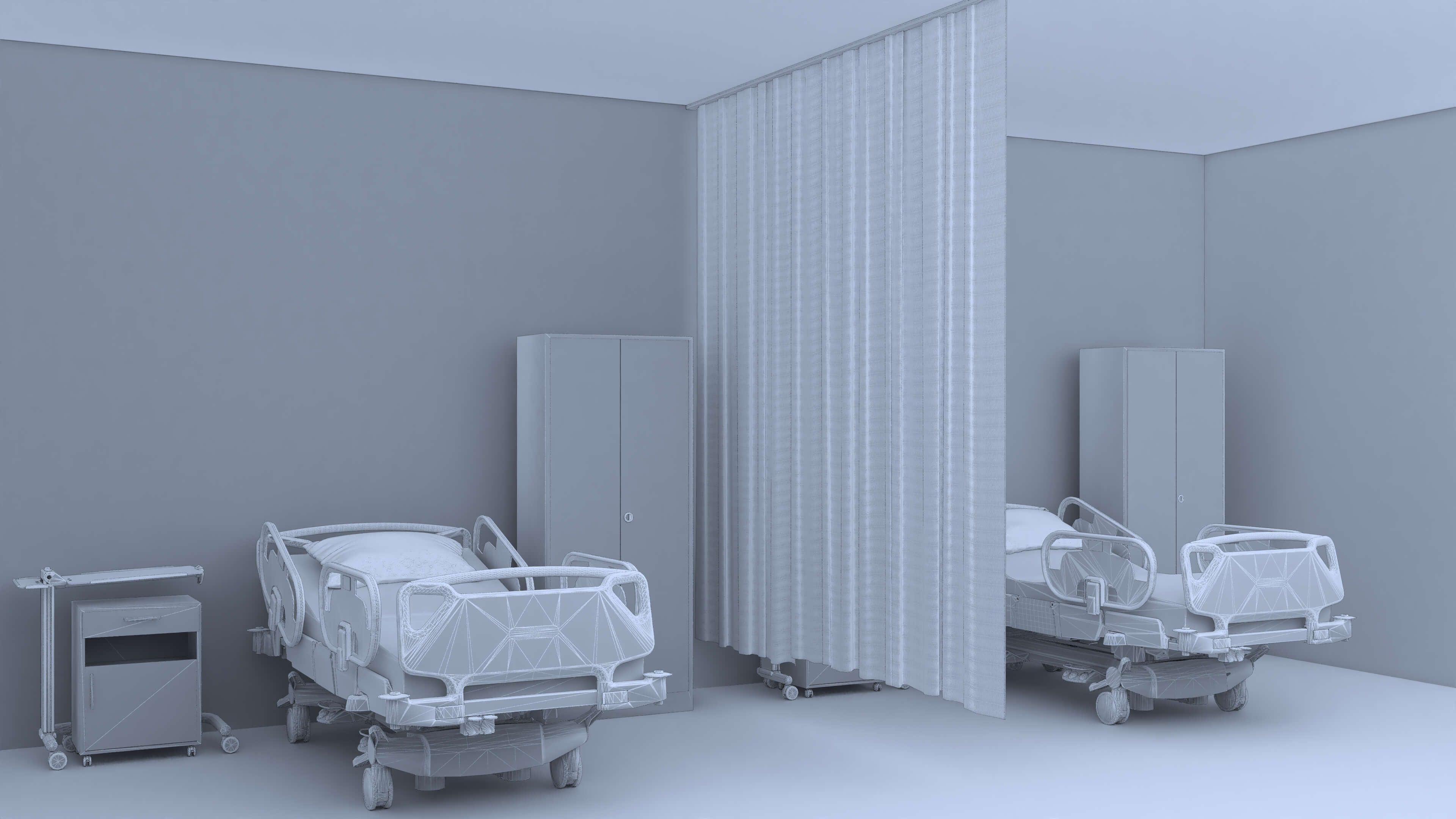 Hospital Ward 6 - 3D Model by Pictorer