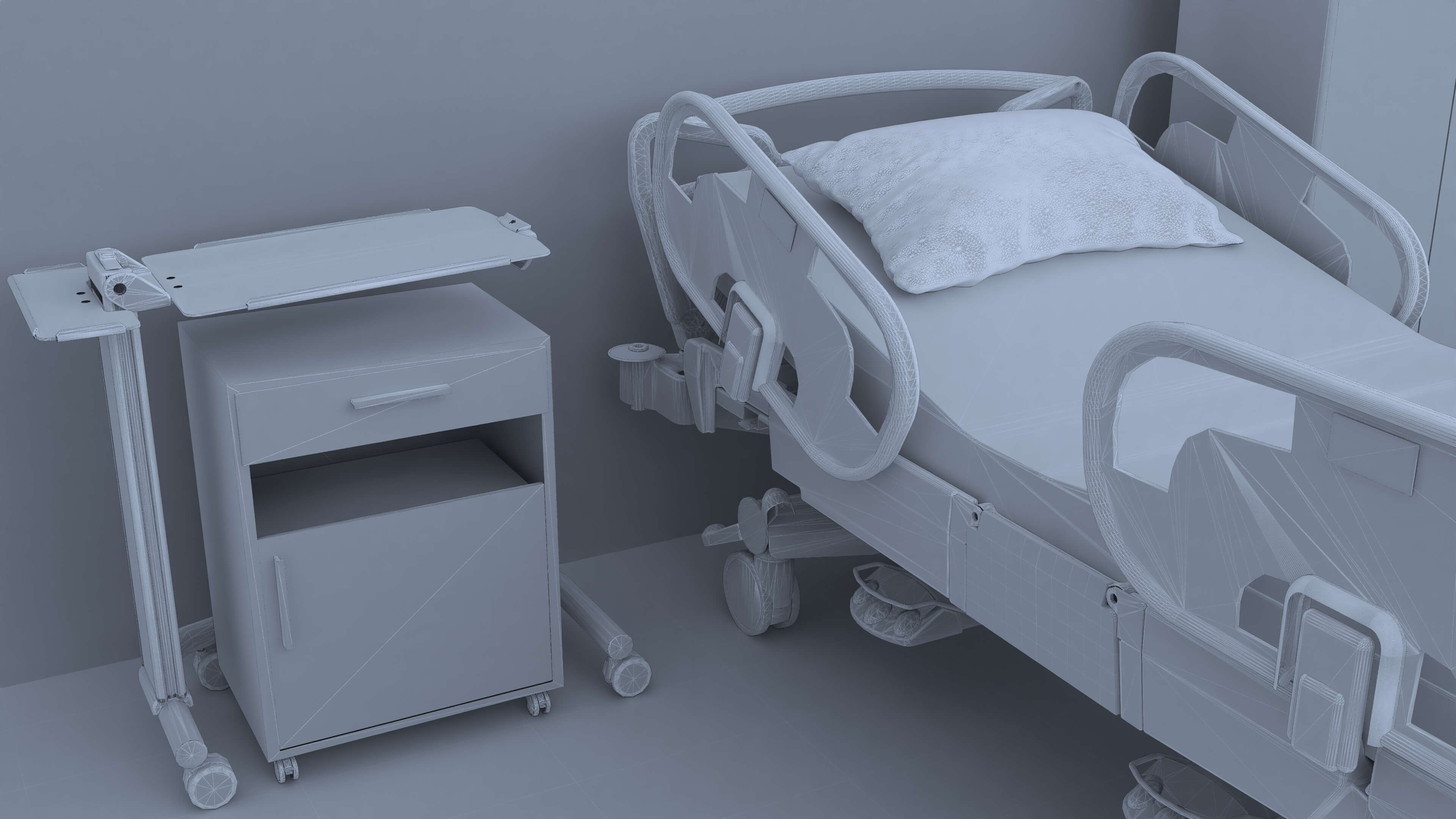 Hospital Ward 6 - 4K 3D Model by Pictorer