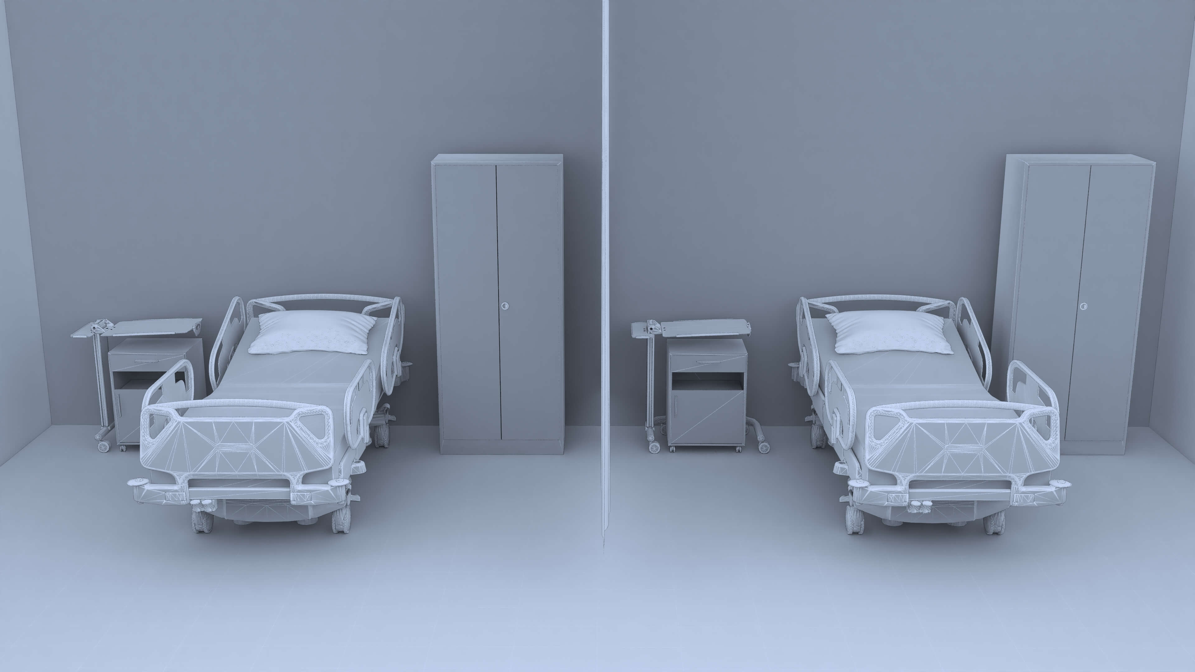 Hospital Ward 6 - 4K 3D Model by Pictorer