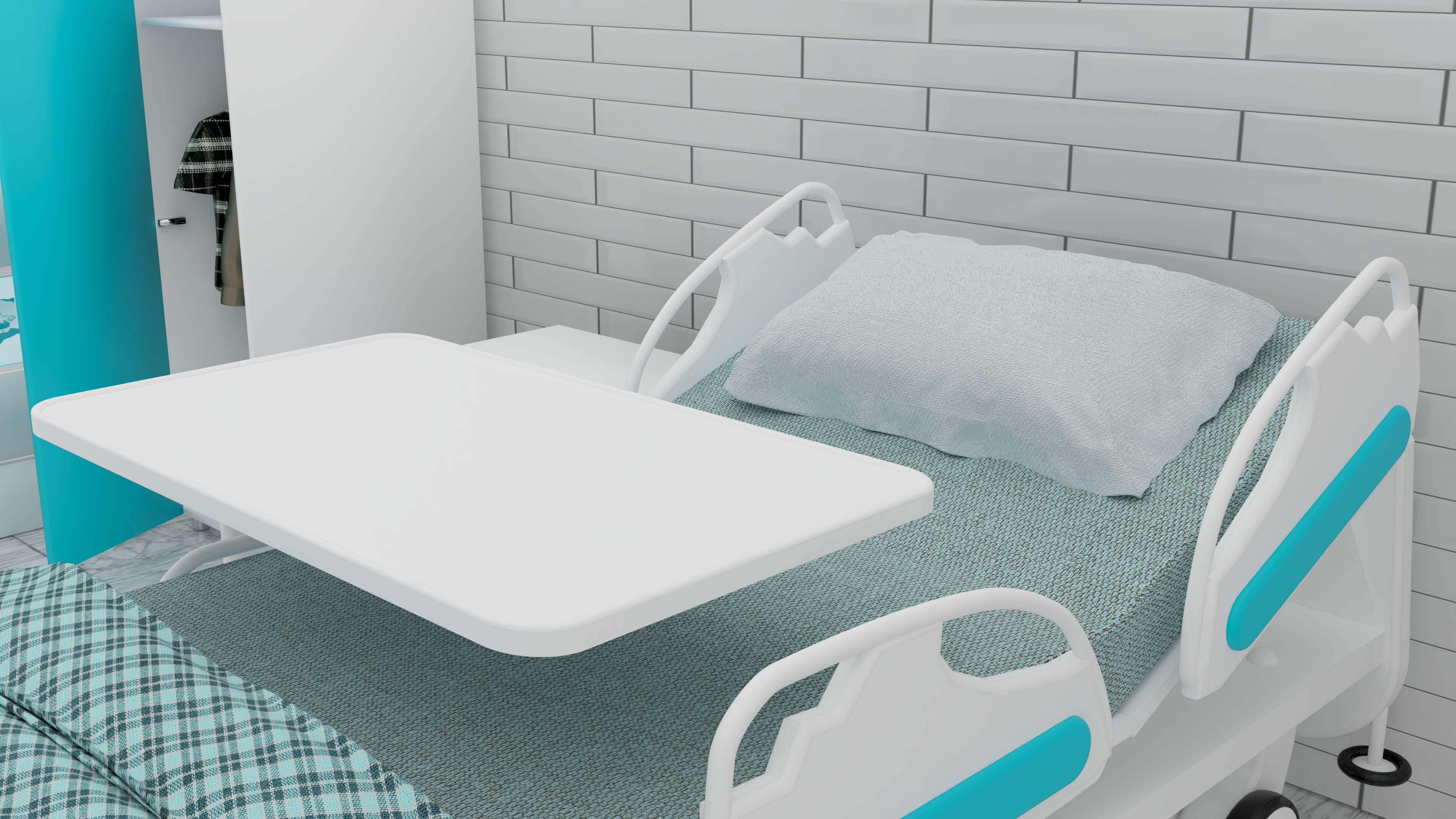 Hospital Ward 7 - 4K 3D Model by Pictorer