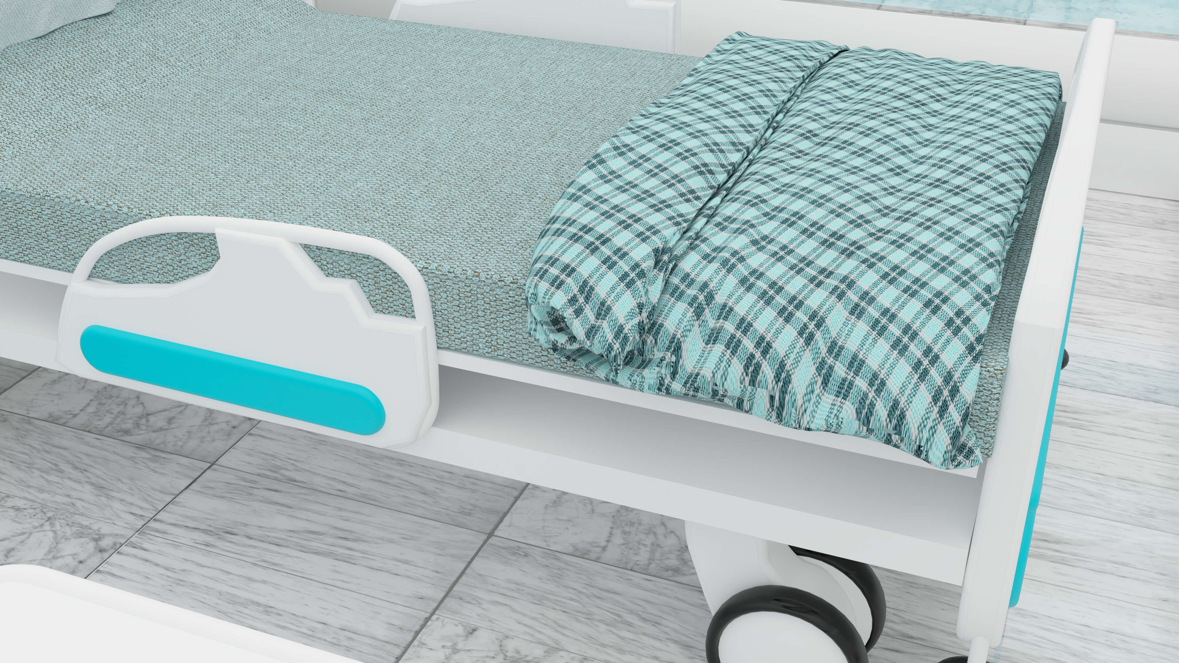 Hospital Ward 7 - 4K 3D Model by Pictorer