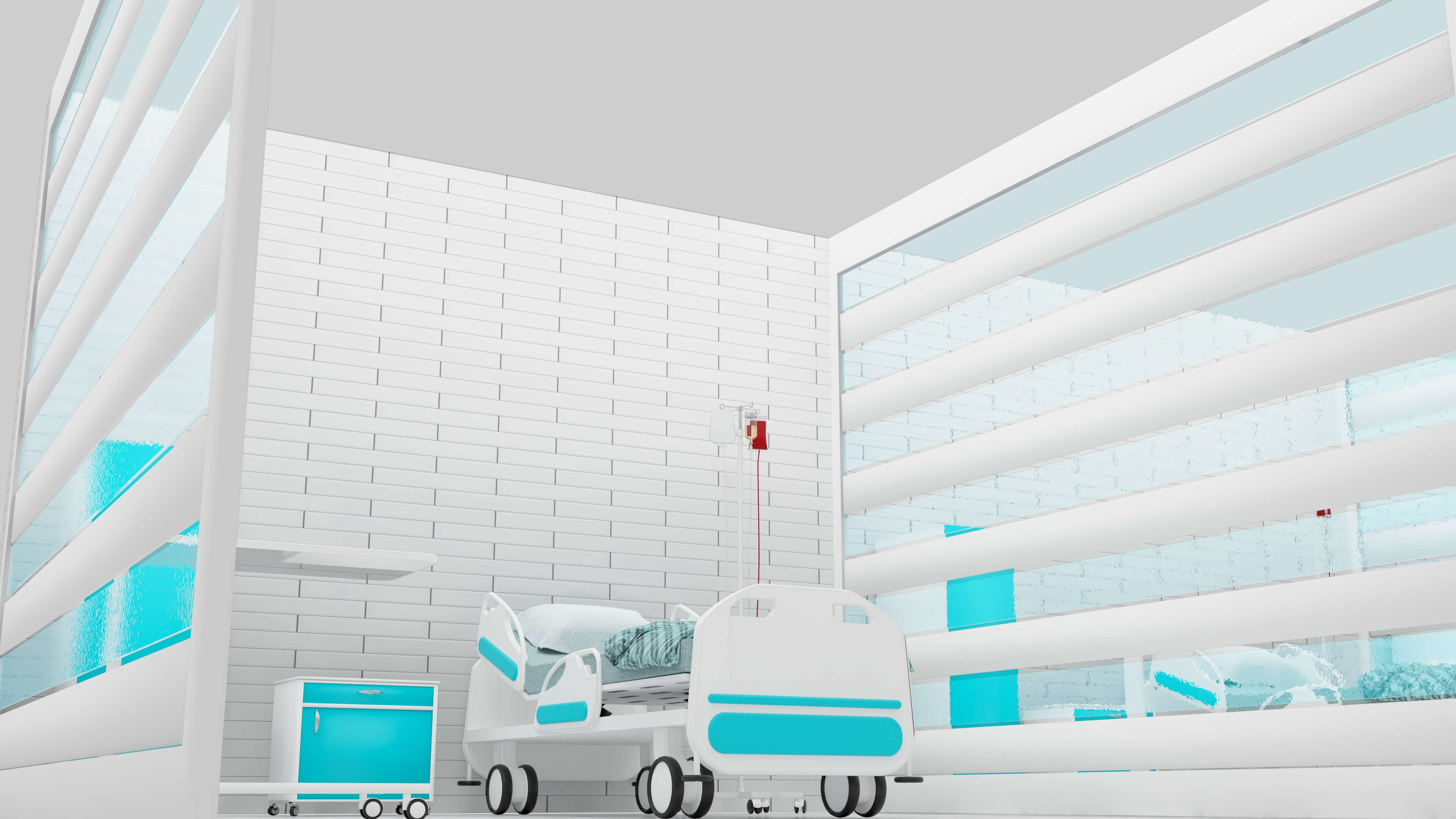 Hospital Ward 7 - 4K 3D Model by Pictorer