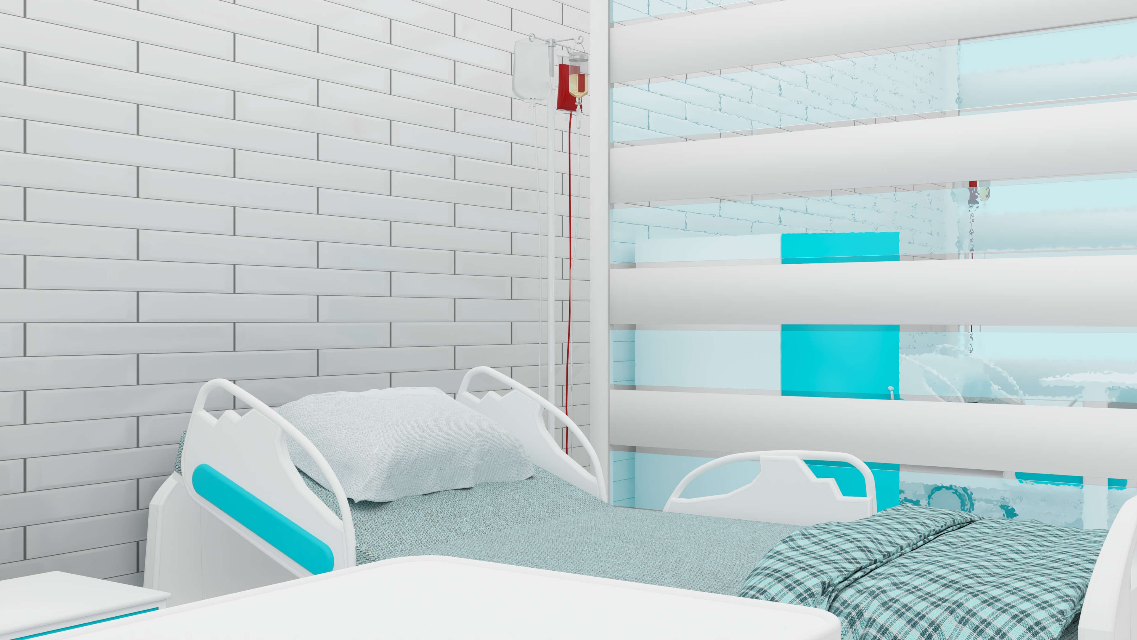 Hospital Ward 7 - 4K 3D Model by Pictorer