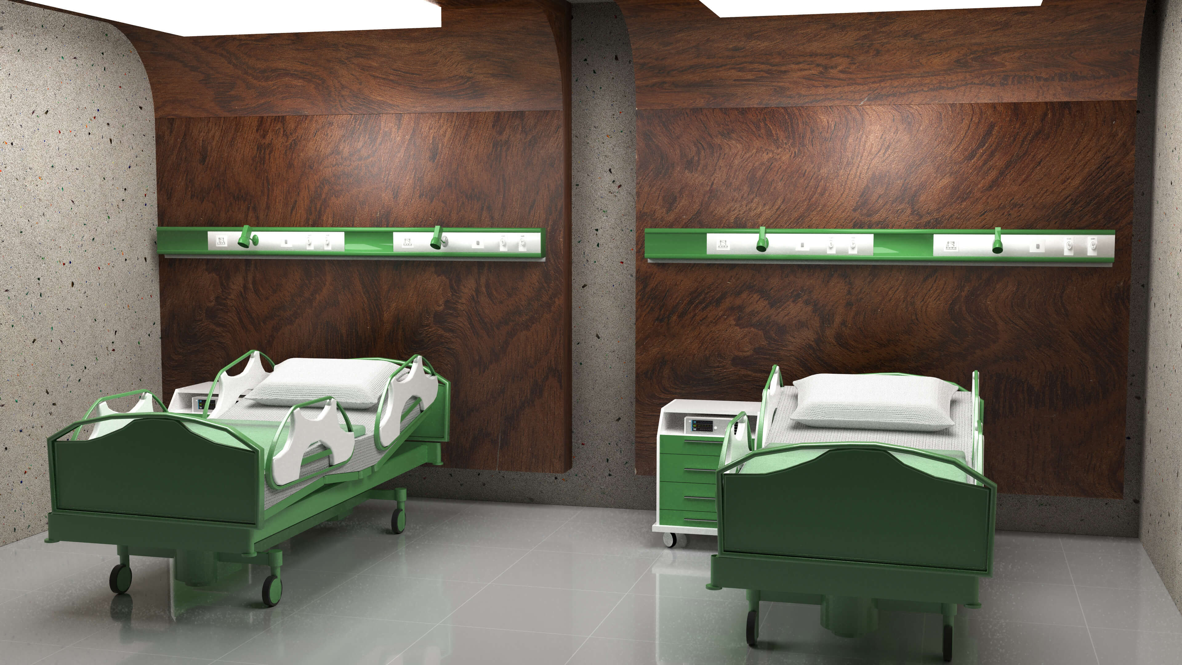 Hospital Ward 8 - 8K 3D Model by Pictorer