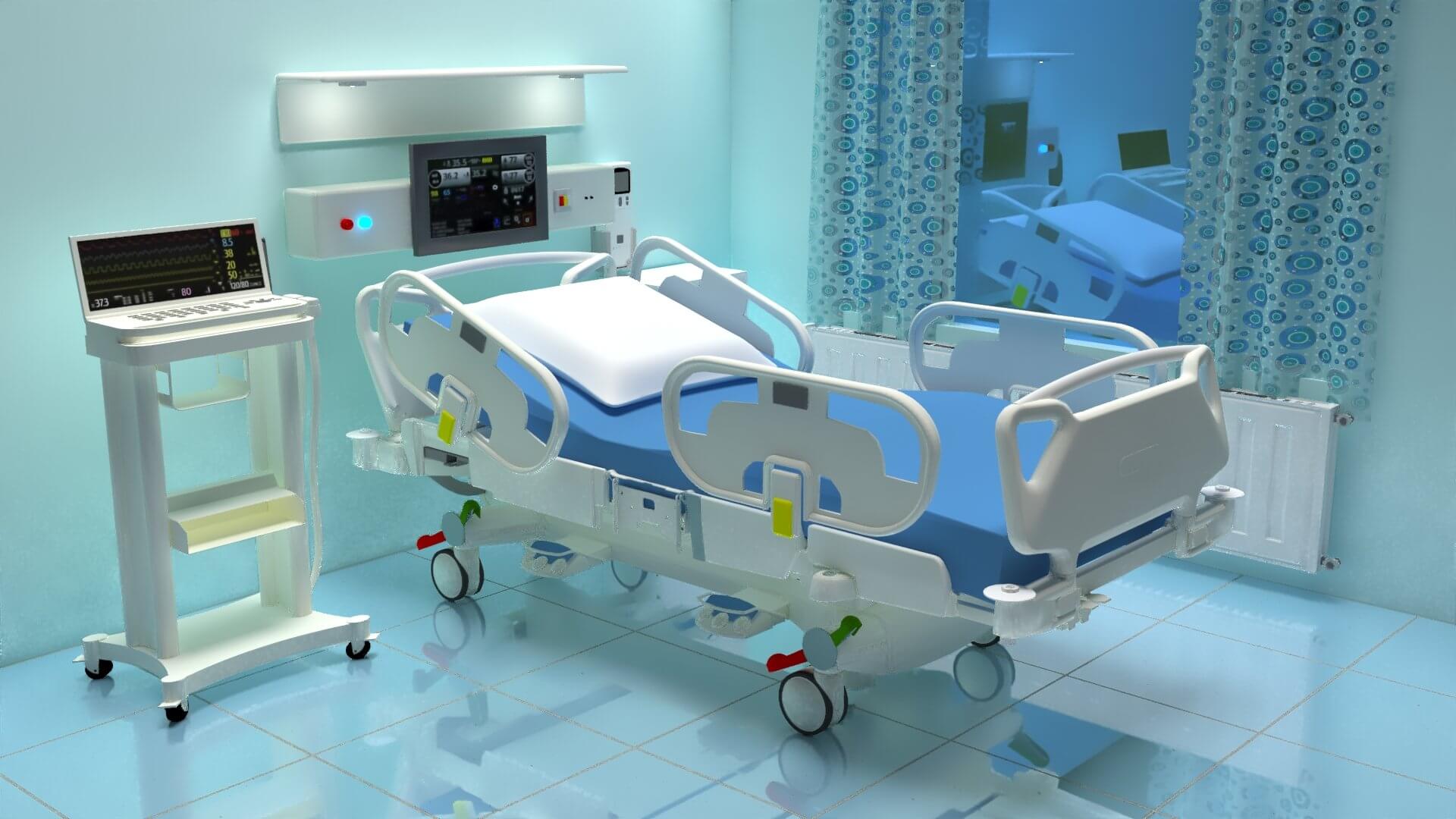 Intensive Care Unit 2 - 3D Model by Pictorer