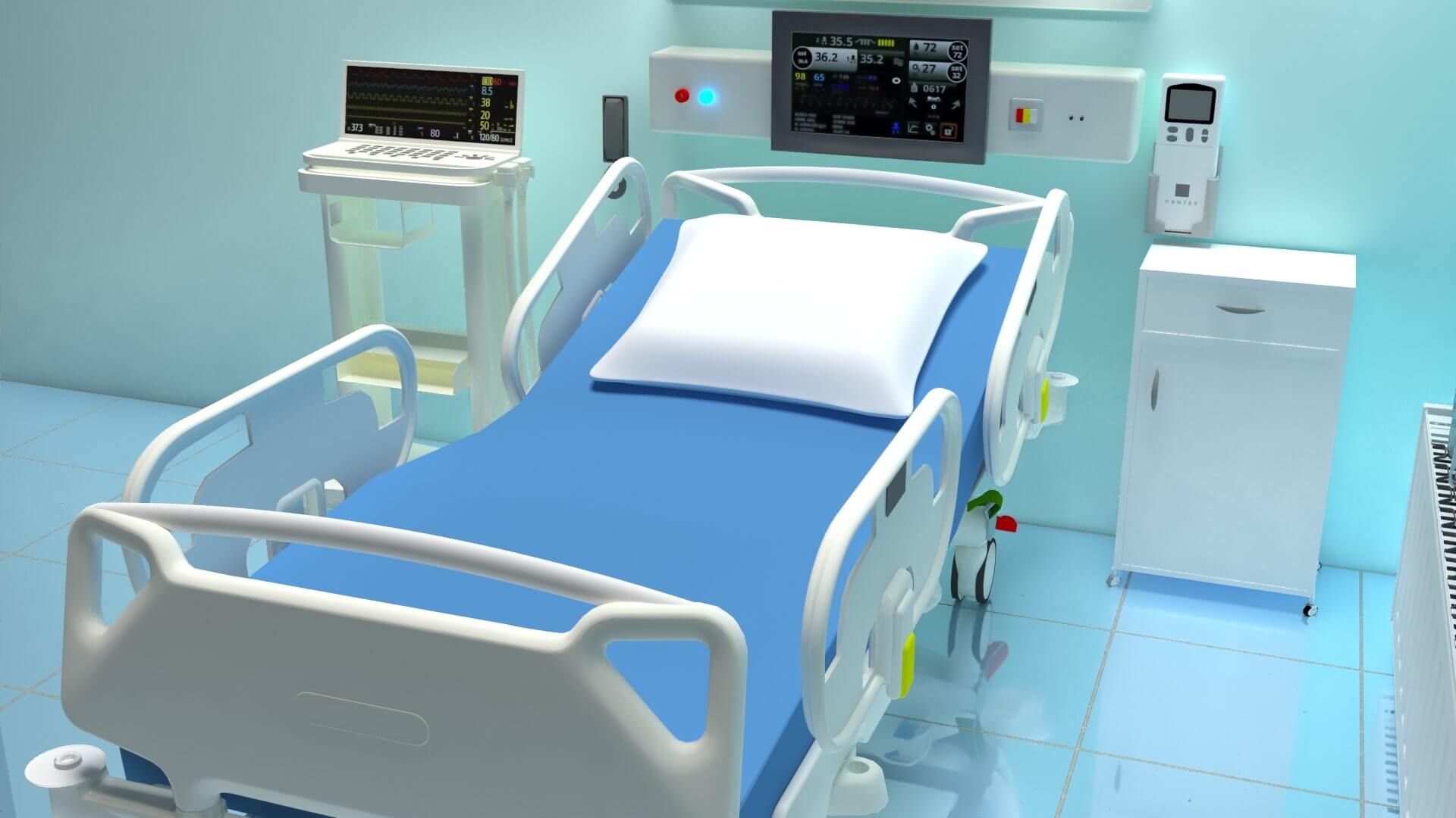 Intensive Care Unit 2 - 3D Model by Pictorer