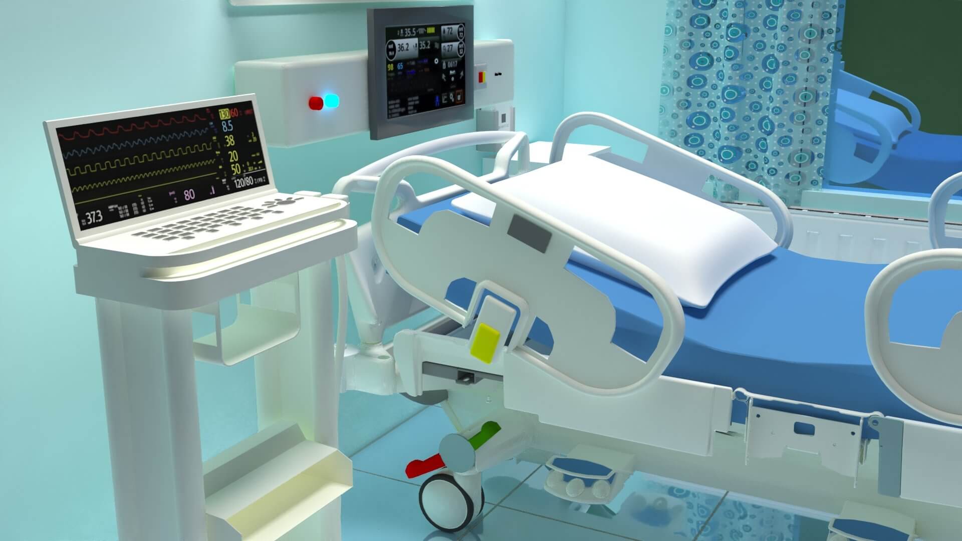 Intensive Care Unit 2 - 3D Model by Pictorer